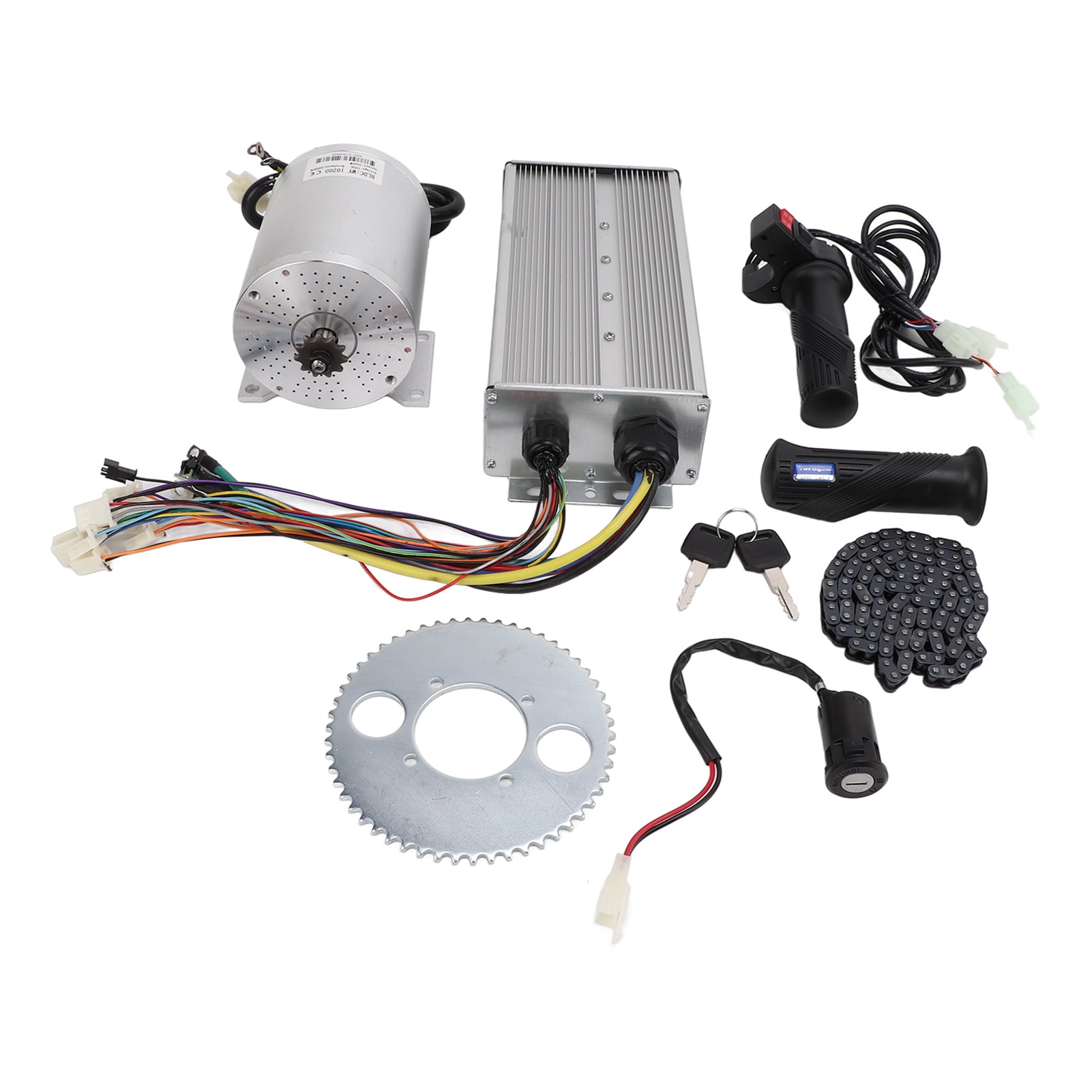 BOROCO Brushless Motor Kit, High Speed 72V 3000W Brushless DC Motor ...