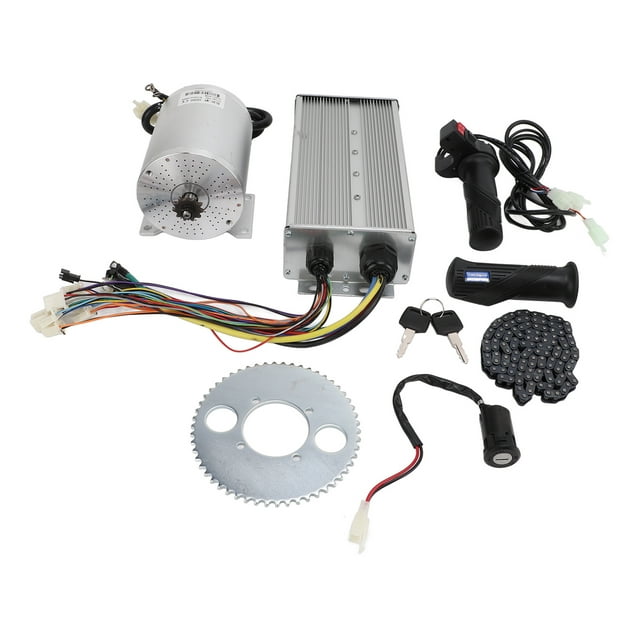 BOROCO Brushless Motor Kit, High Speed 72V 3000W Brushless DC Motor Electric Motor Controller ...