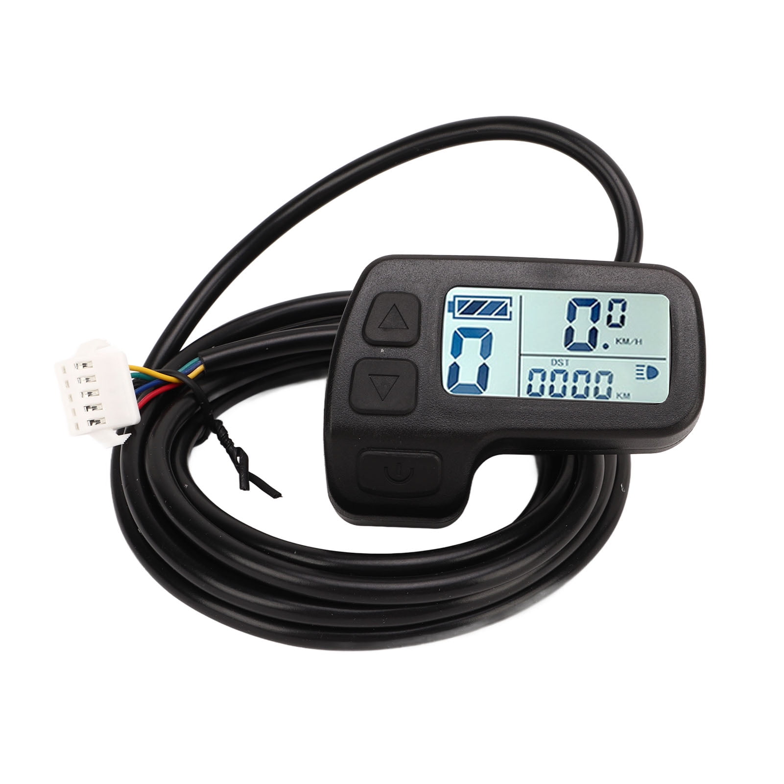 BOROCO Electric Bicycle LCD Display, 24V 36V 48V Universal SM Connector ...