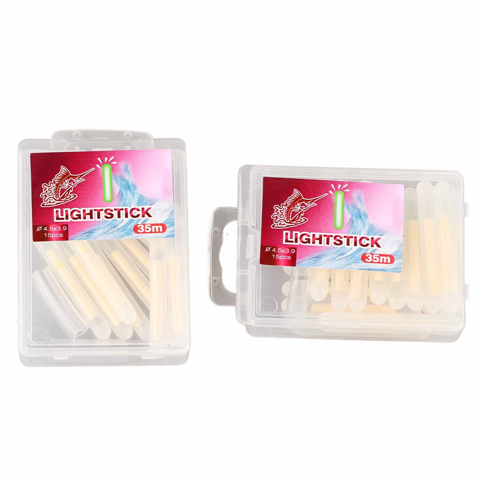 BOROCO Fishing Glow Sticks, 30PCS Fishing Glow Sticks Plastic Rod Tip ...