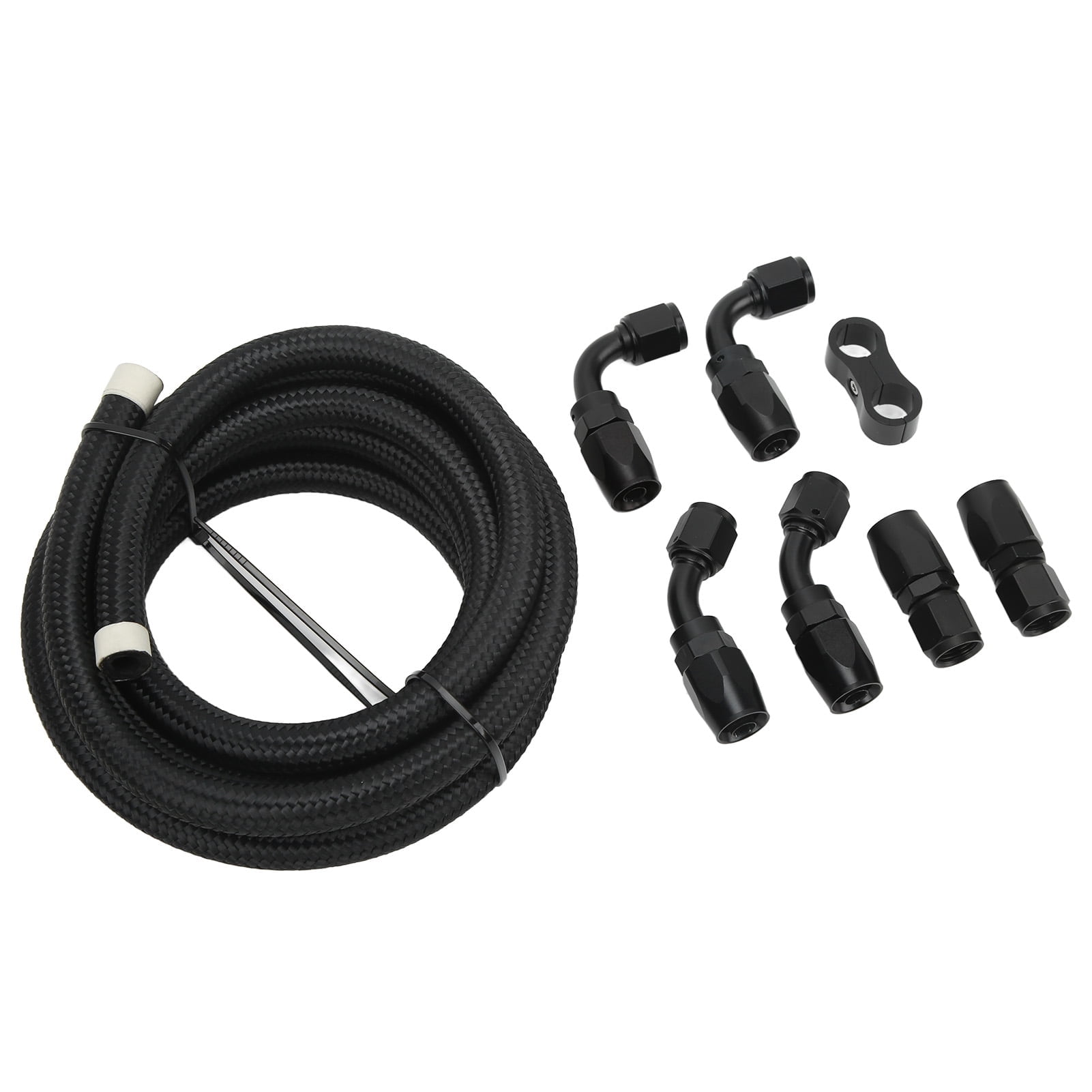 BOROCO Fuel Line Hose Kit, 3 Meter Fuel Line Hose Kit AN6 Hose Fitting ...