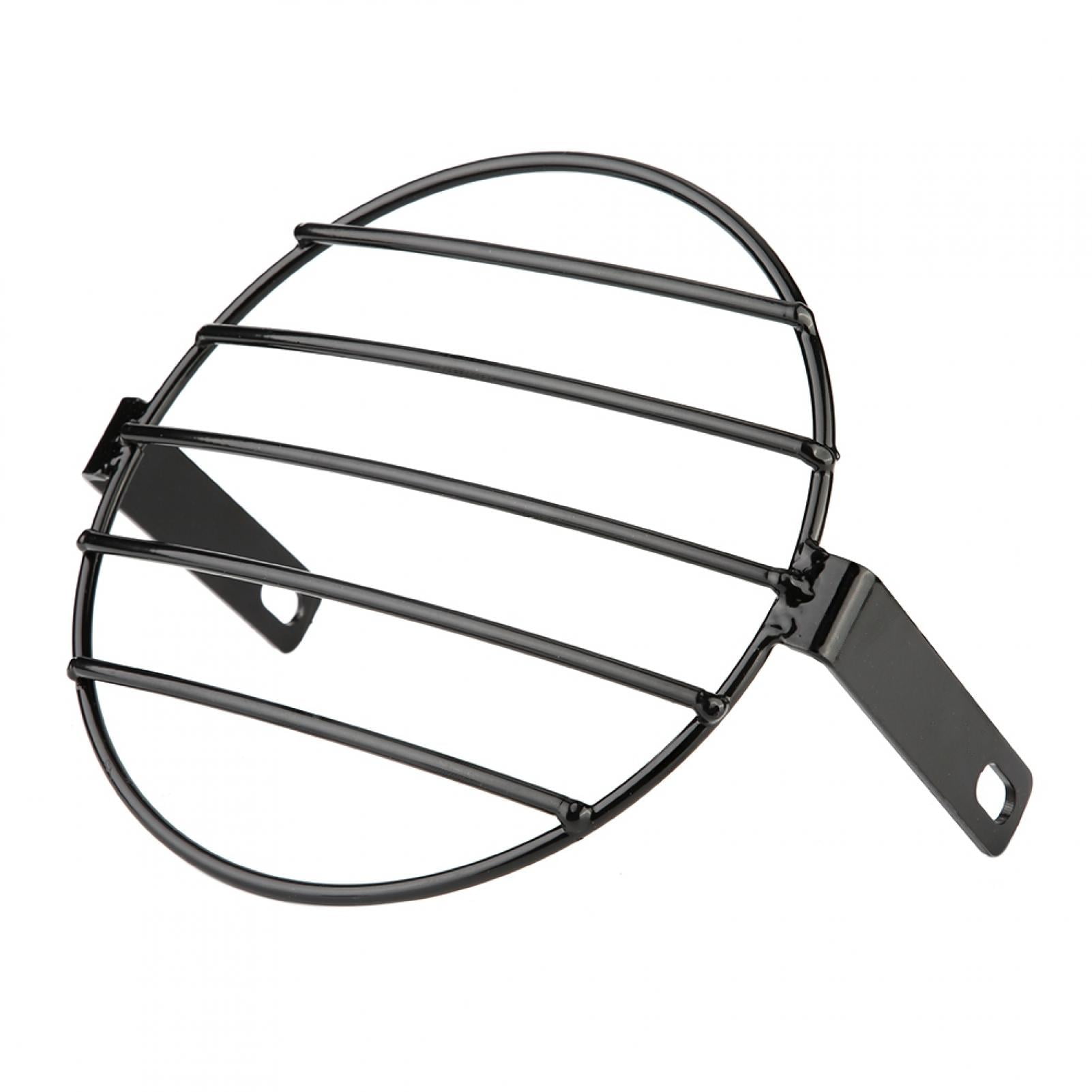 BOROCO Headlight Grille Cover, 7 inch Retro Metal Motorcycle Grill Side ...