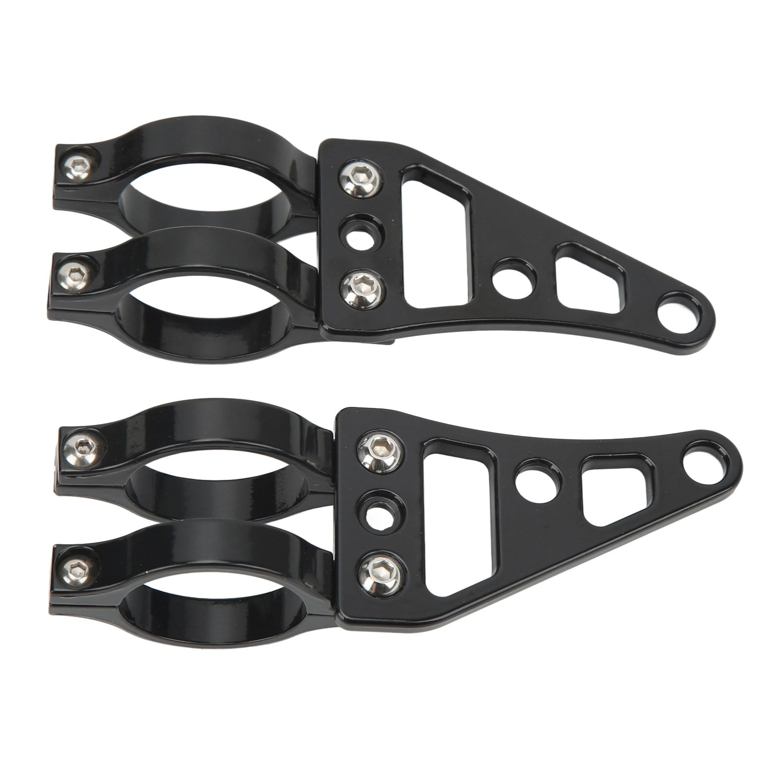 BOROCO Motorcycle Headlight Mount Bracket, 2 Pcs Fork Headlight Mount ...