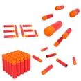 BOROLA 36PCS 9.5CM Hollow Warhead Soft Sponge Foam Filled Dart Bullet ...