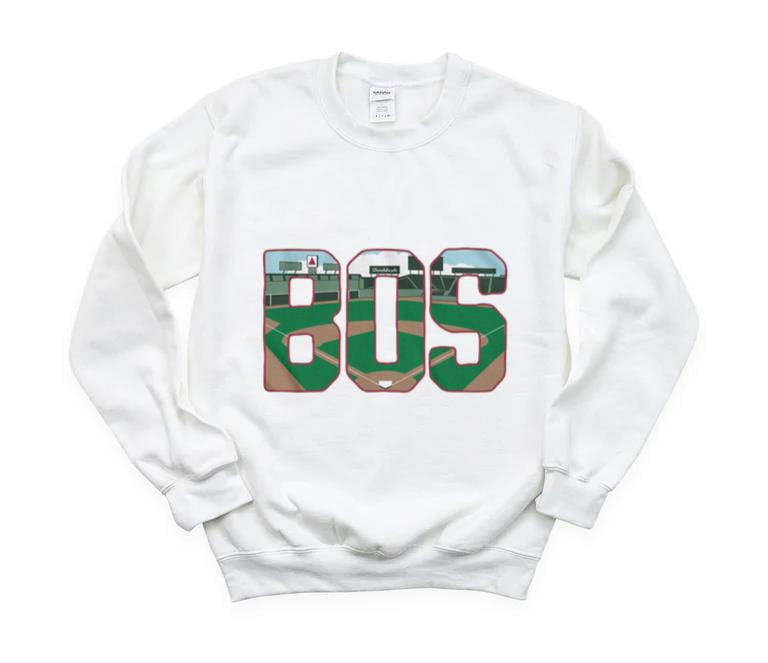 BOS Heart Shamrock Irish Pride Boston Graphic Bold Green Spirit Love ...