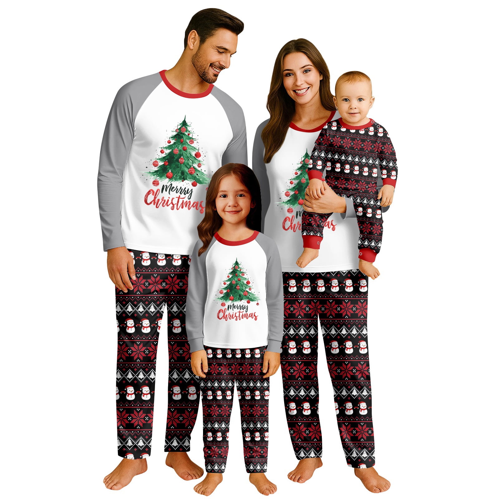 BOSALY Holidays Christmas Pajamas for Family, Warming Family Christmas ...