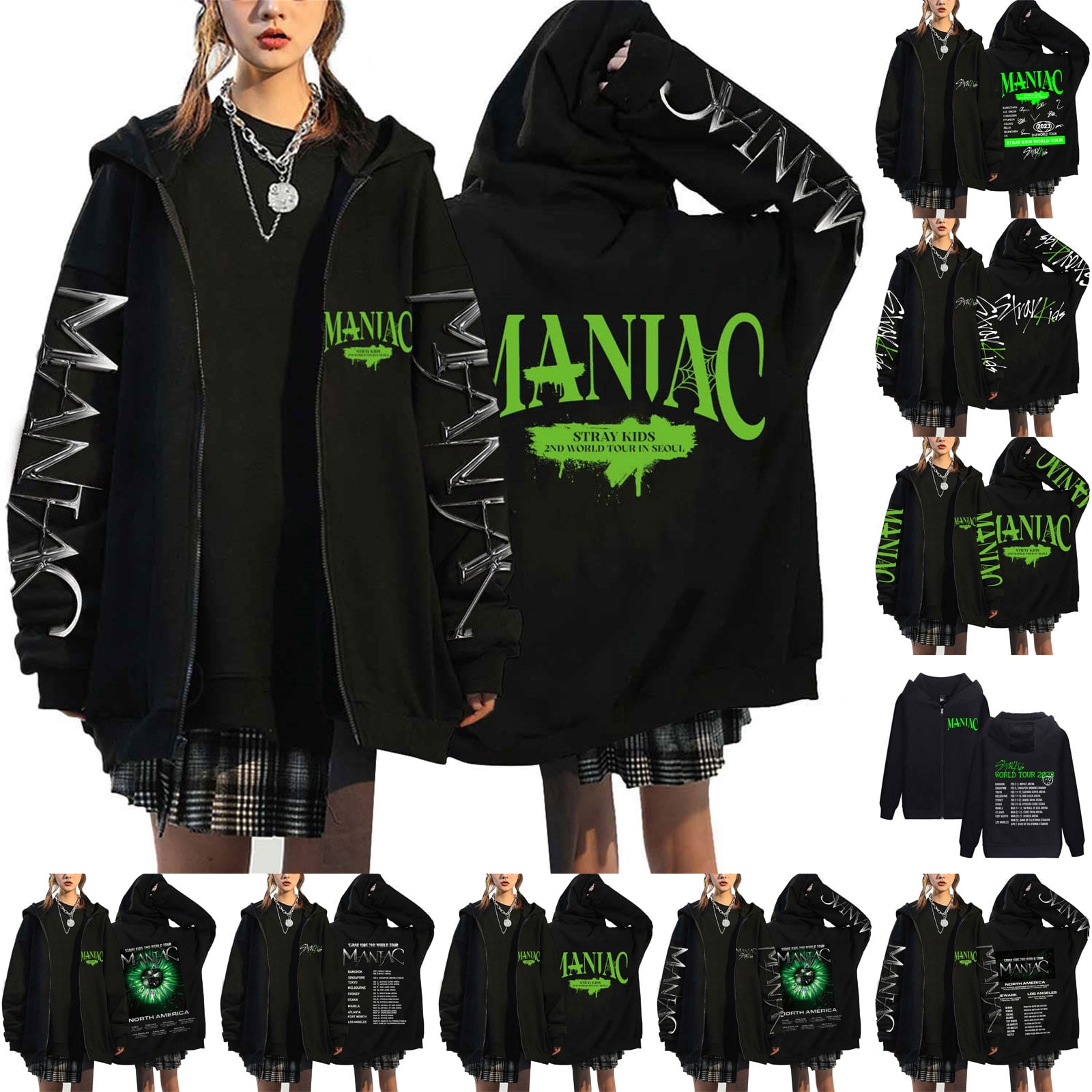 BOSALY Idol Boy Group Stray Kids Hoodies, Fun SKZOO Design Sweatshirts ...