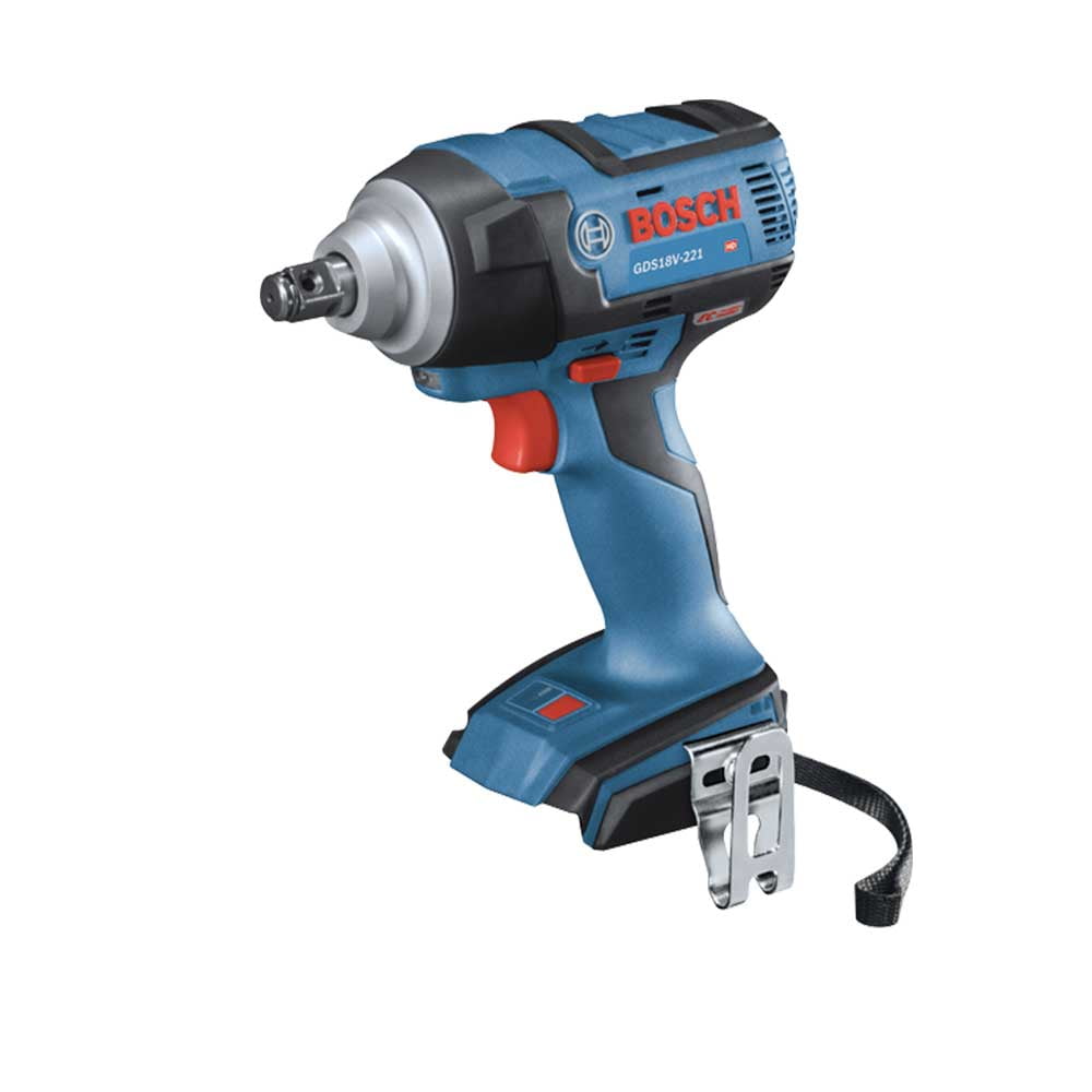BOSCH GDS18V-221N 18V EC Brushless 1/2 in. Impact Wrench with Friction ...
