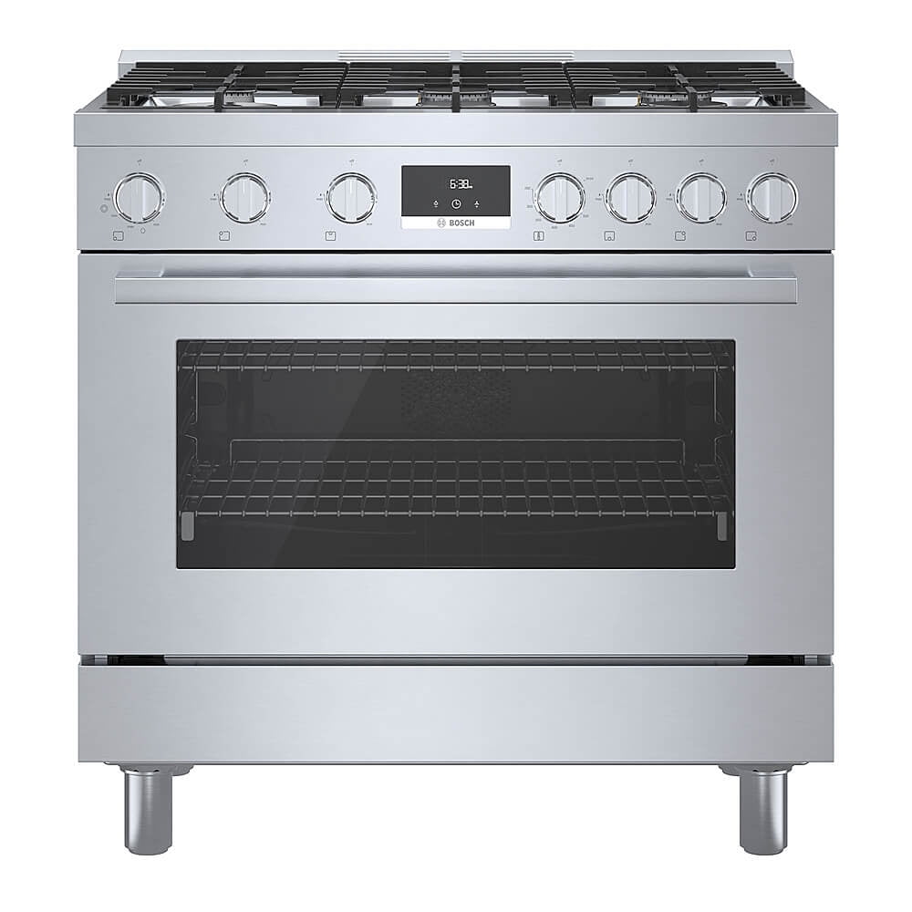 BOSCH HGS8655UC 36" AND LARGER FREE STANDING GAS RANGE Stainless Steel ...