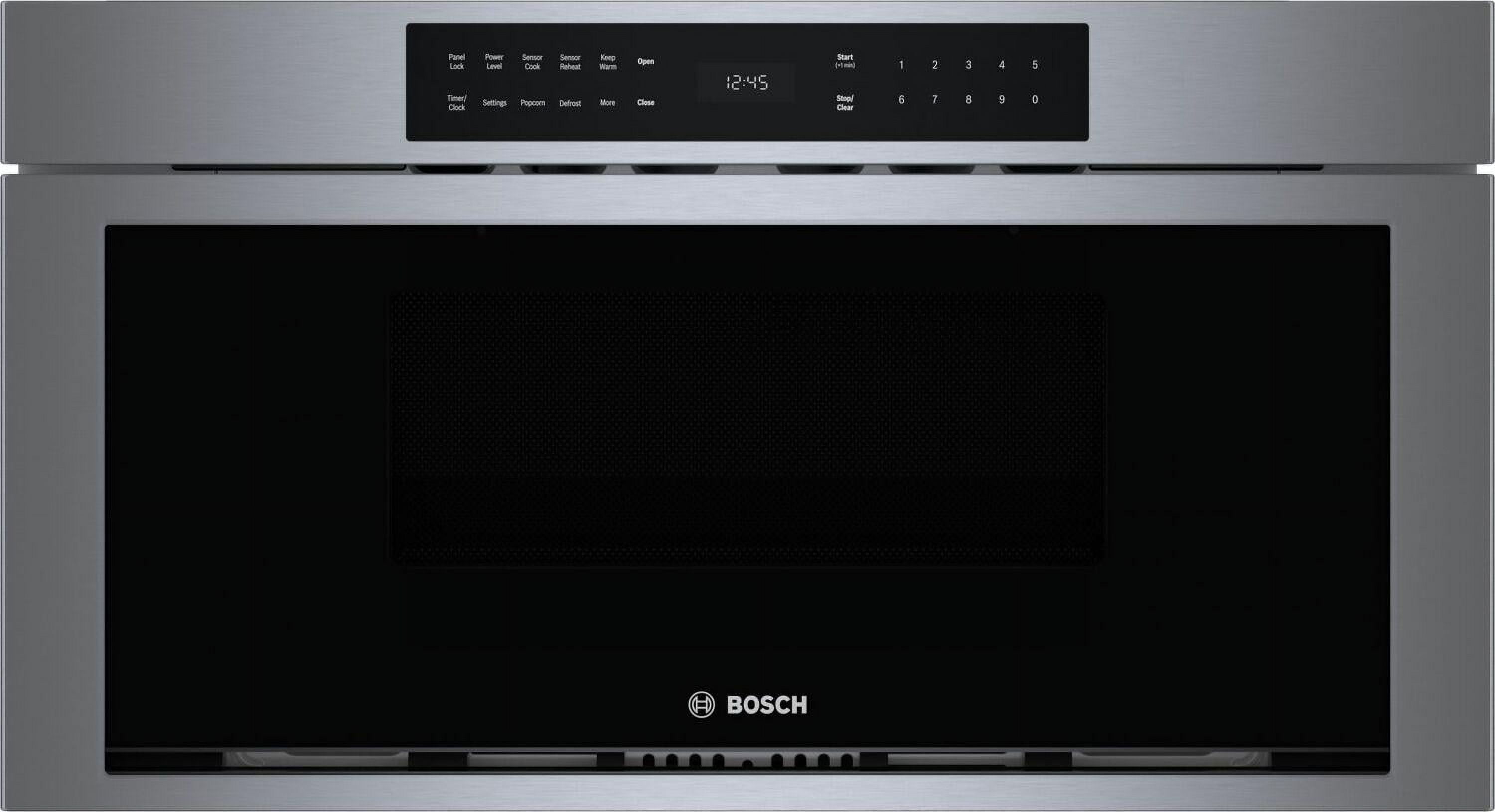Bosch HMD8053UC 30-Drawer Stainless Steel Microwave with 12 cu ft ...