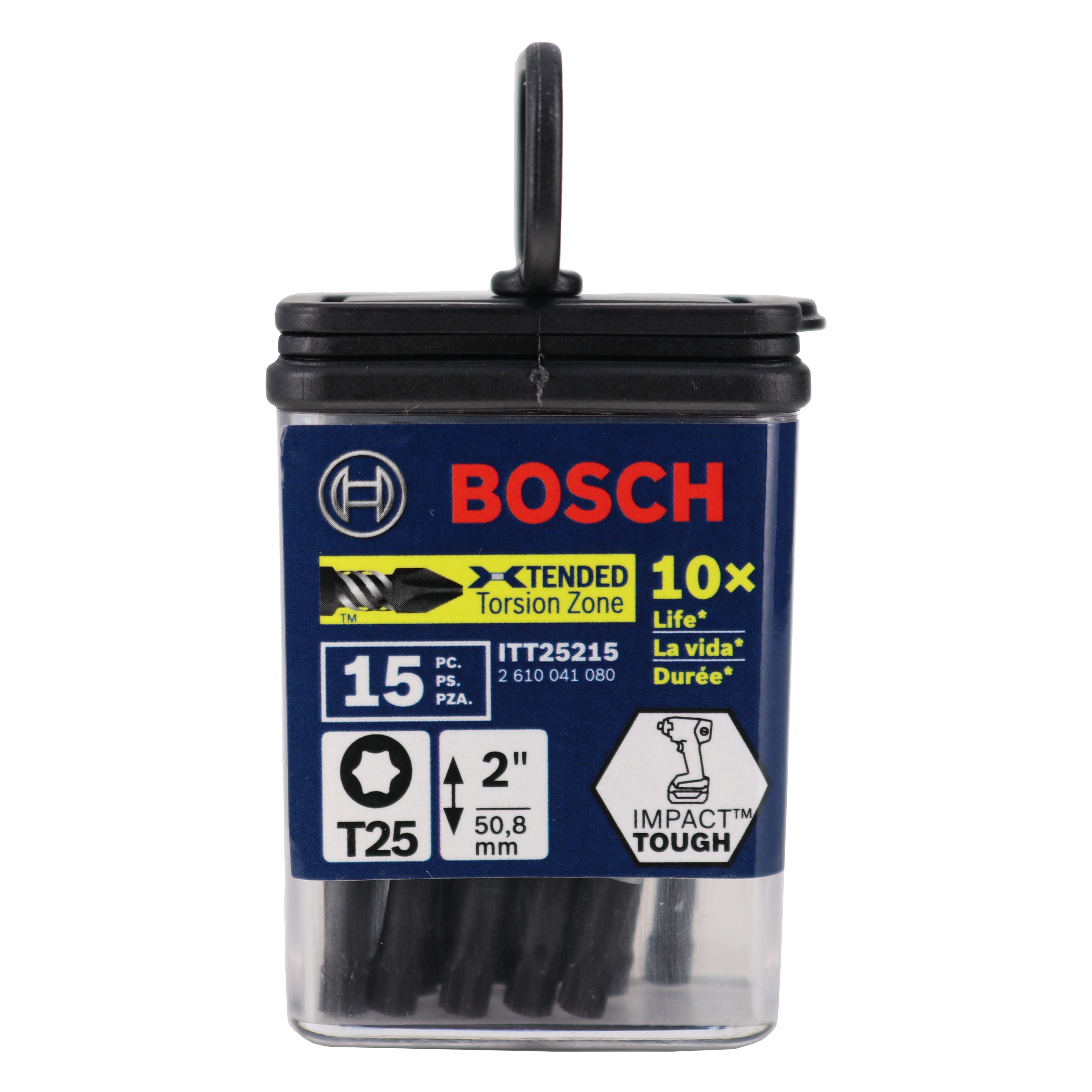BOSCH ITT25215 15-Pack 2in Torx #25 Impact Tough Screwdriving Power ...