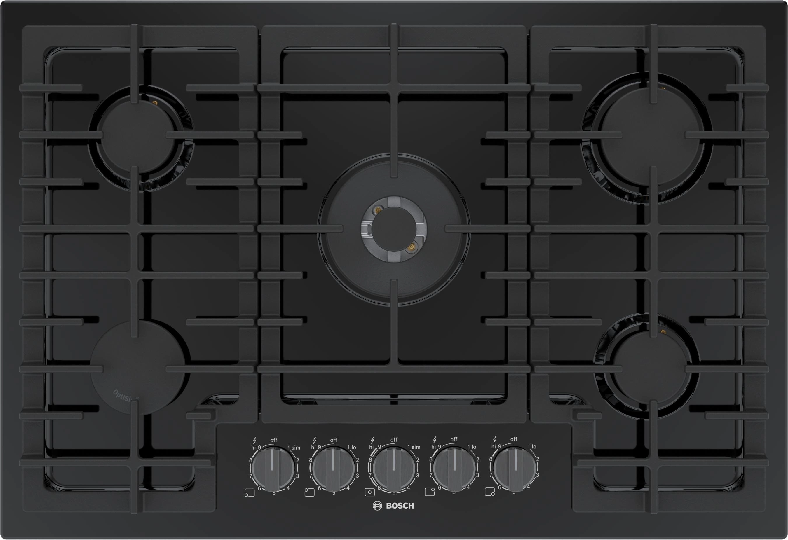 BOSCH NGM8048UC Gas Cooktops, Black Kitchen Stove with Countertop ...