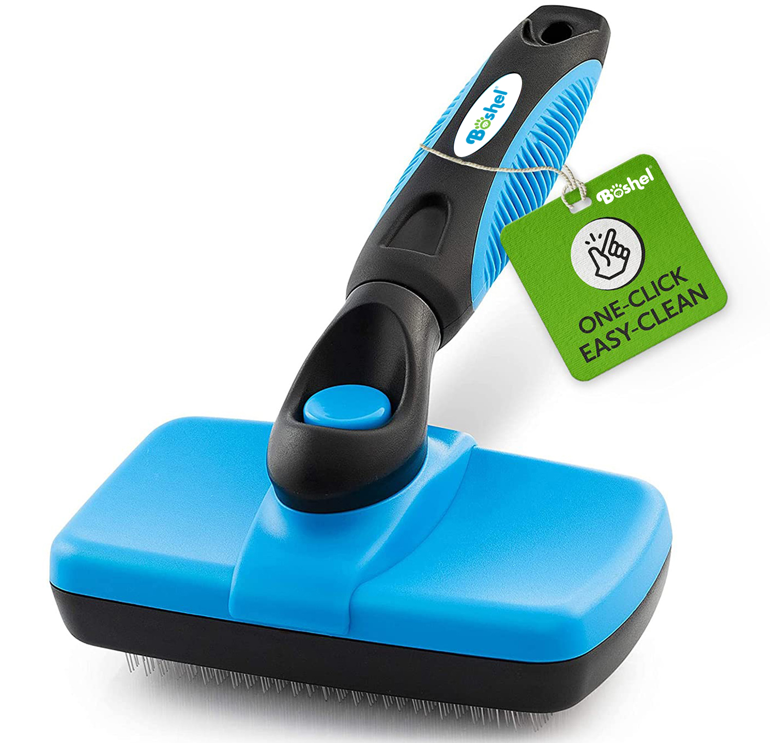 Pets First Self Cleaning Slicker Brush Retractable Design for Quick F ...