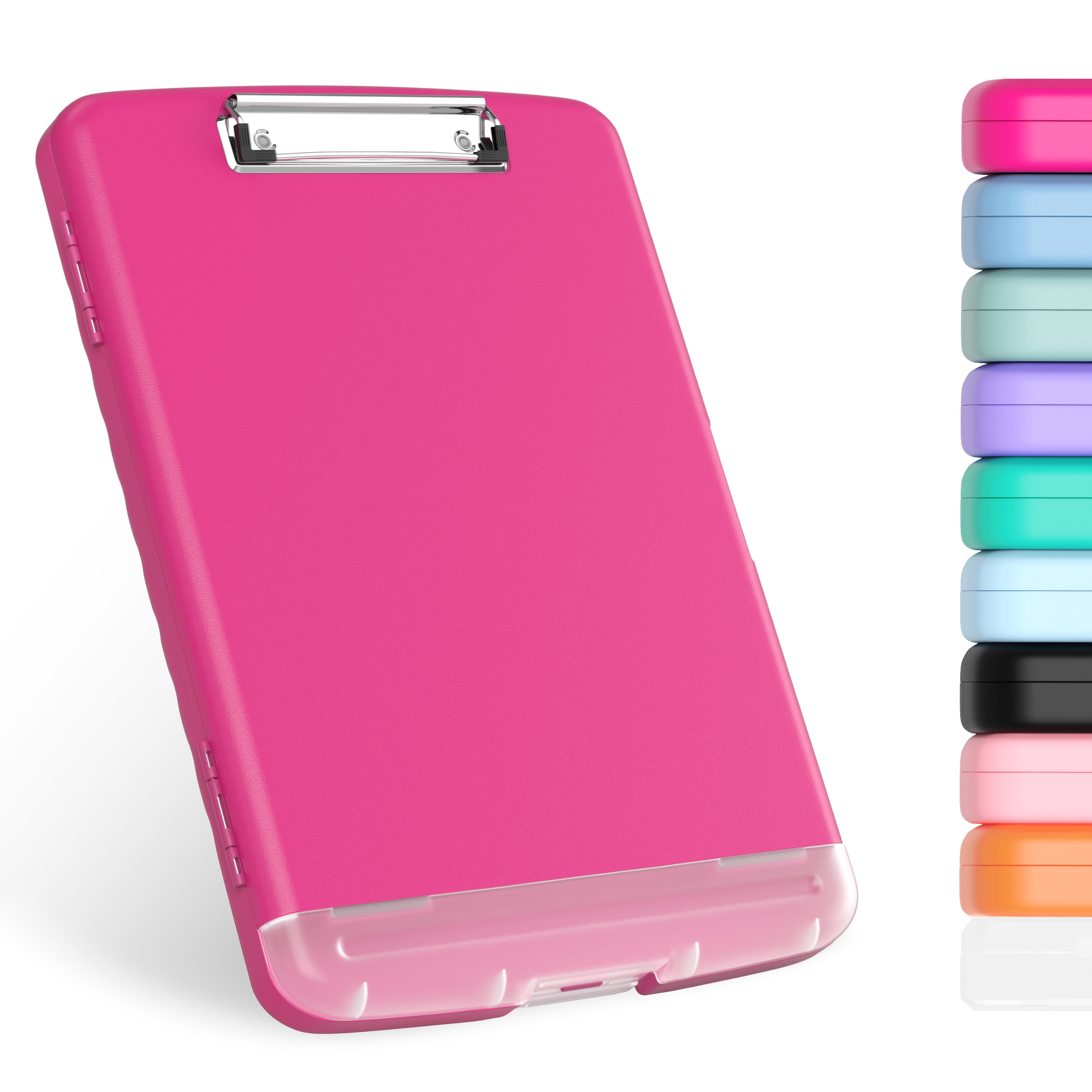 BOSOBO Clipboard with Storage, High Capacity Plastic Nursing Clipboards ...