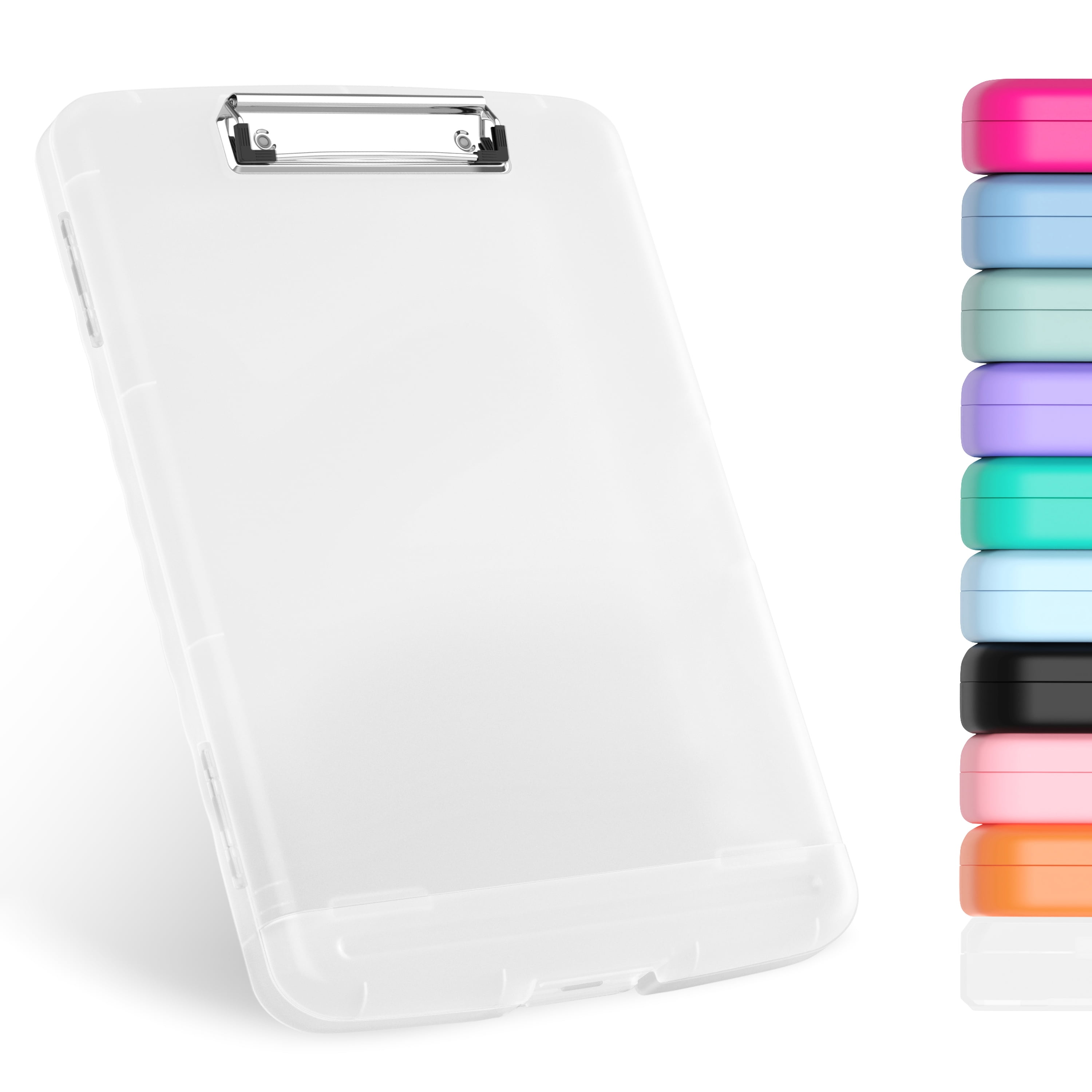 BOSOBO Clipboard with Storage, High Capacity Plastic Nursing Clipboards ...