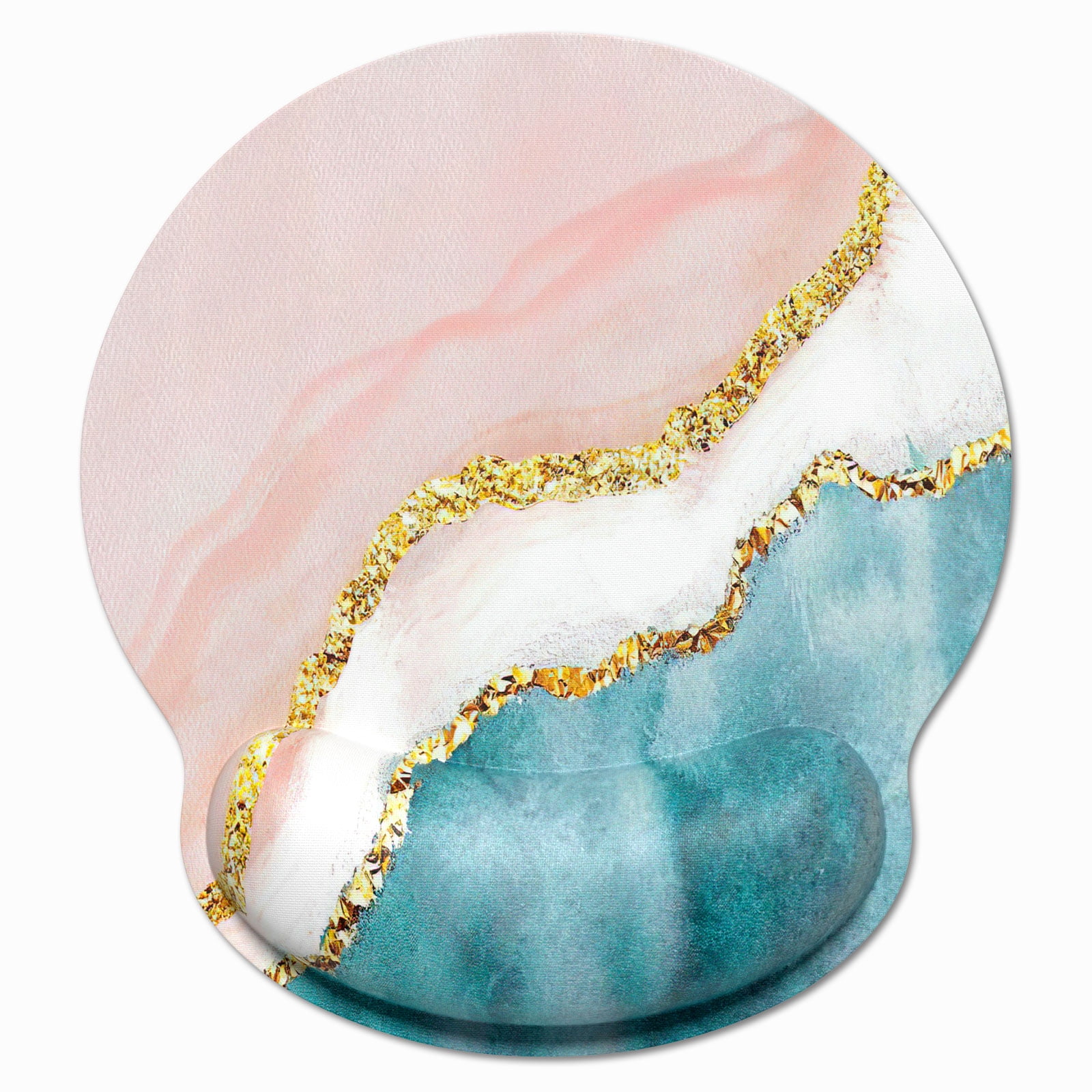 BOSOBO Memory Foam Pink Blue Beach Mouse Pad, Multi-Color - Walmart.com