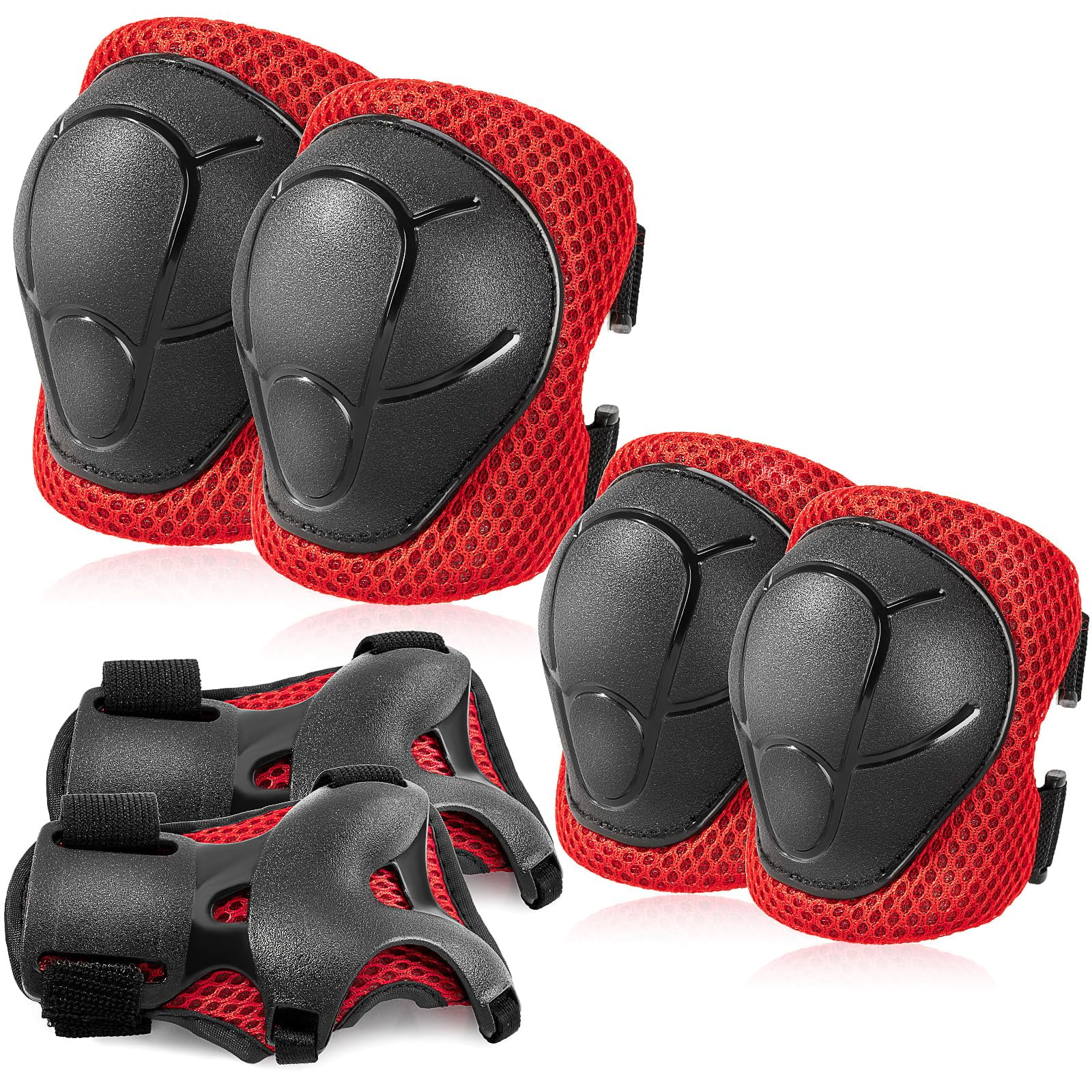 BOSONER Basic Kids Protective Gear: Kids Knee Pads and Elbow Pads with ...