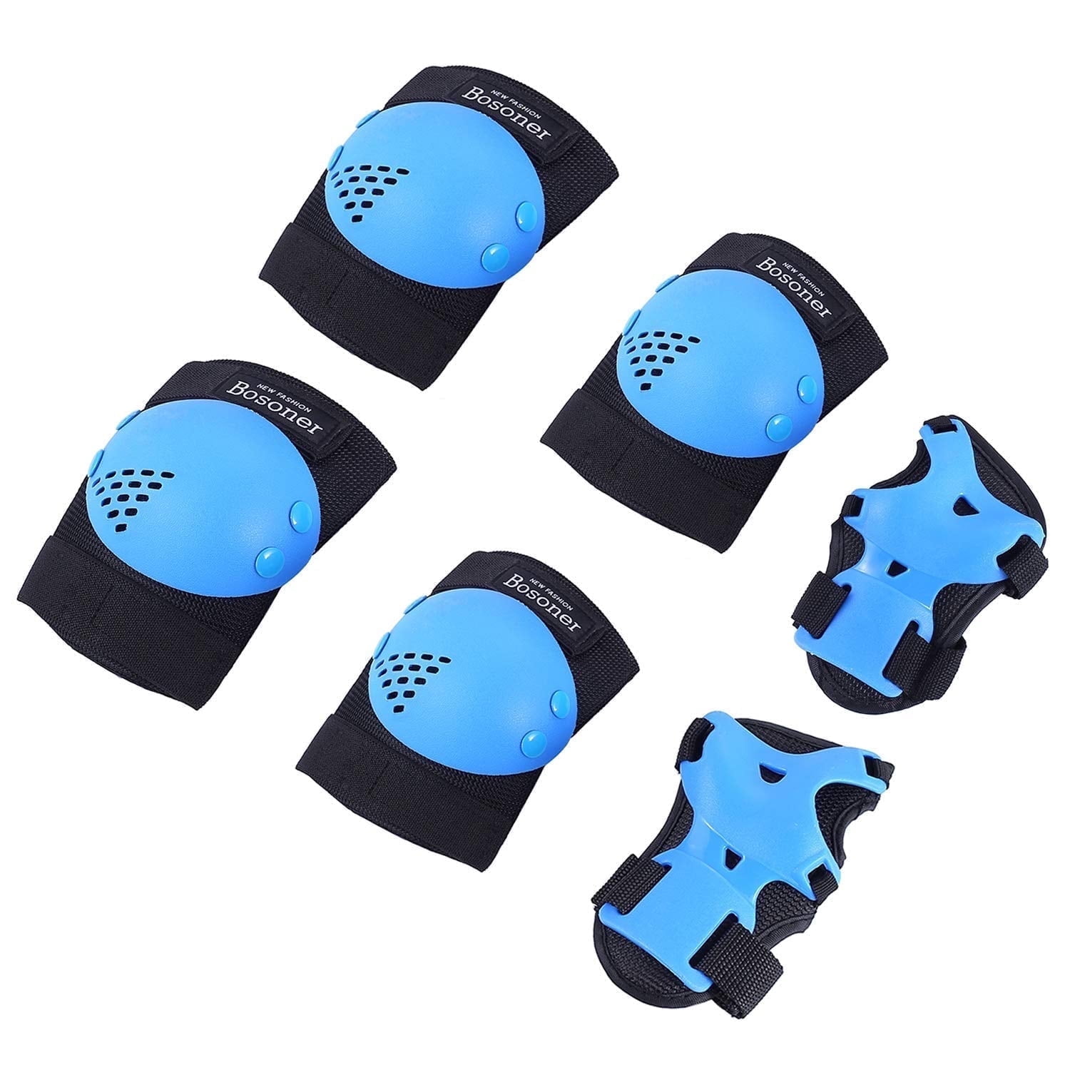 BOSONER Kids/Youth Knee Pad Elbow Pads for Roller Skates Cycling BMX ...
