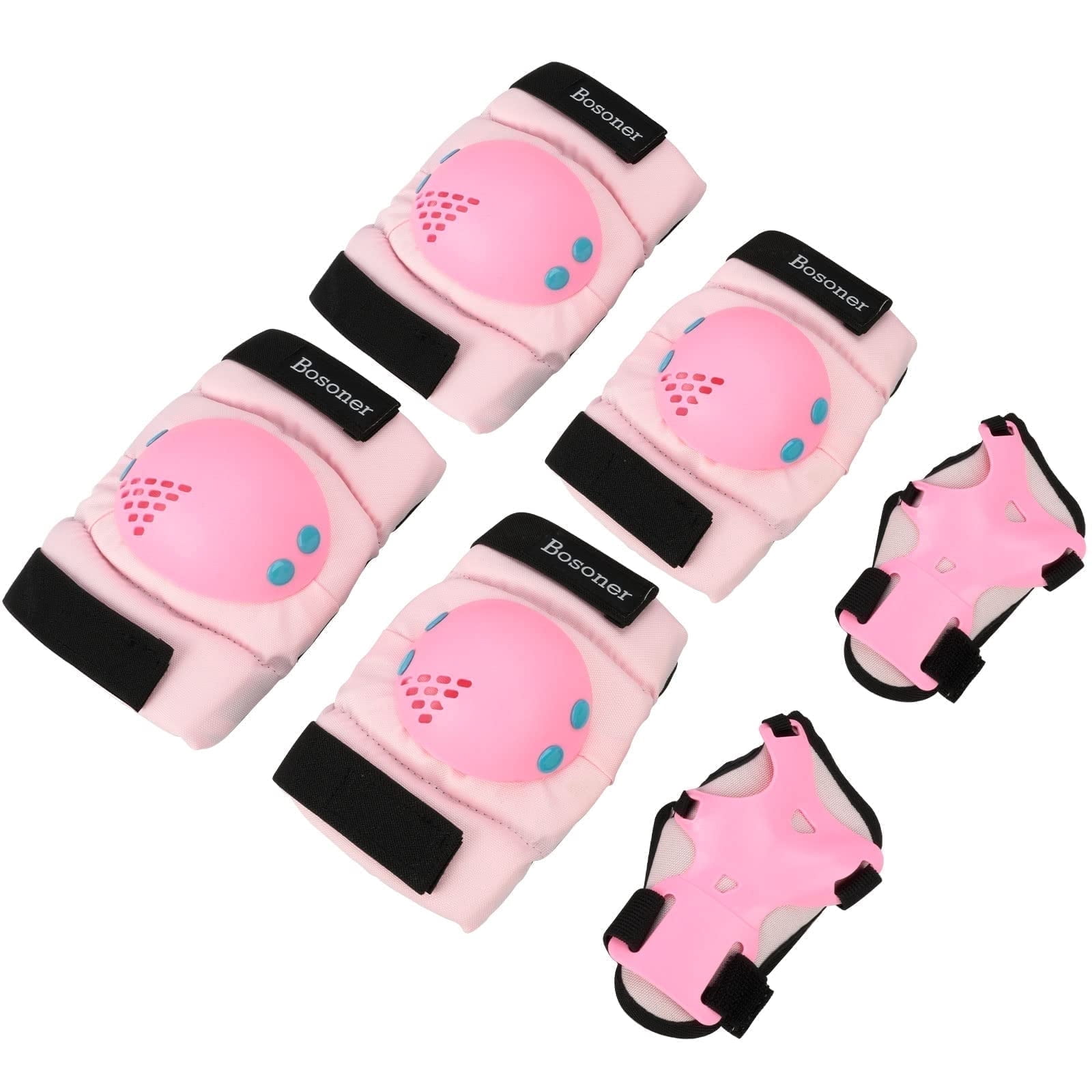 BOSONER Kids/Youth Knee Pad Elbow Pads for Roller Skates Cycling BMX ...