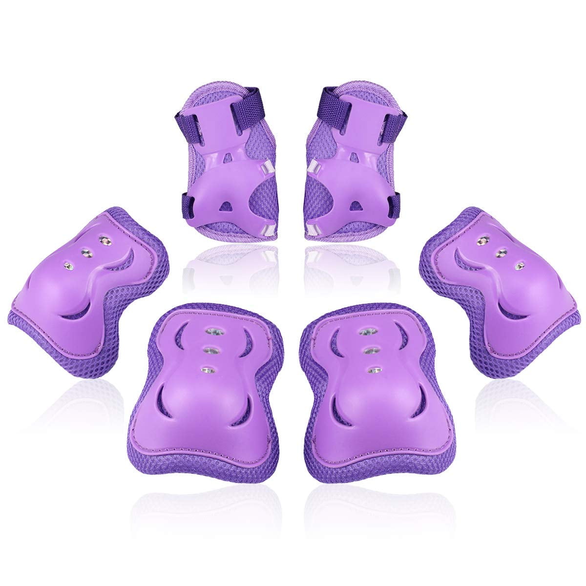 Walmart Kids Protection Gear Set: Adjustable Safety Knee, Elbow Pads ...