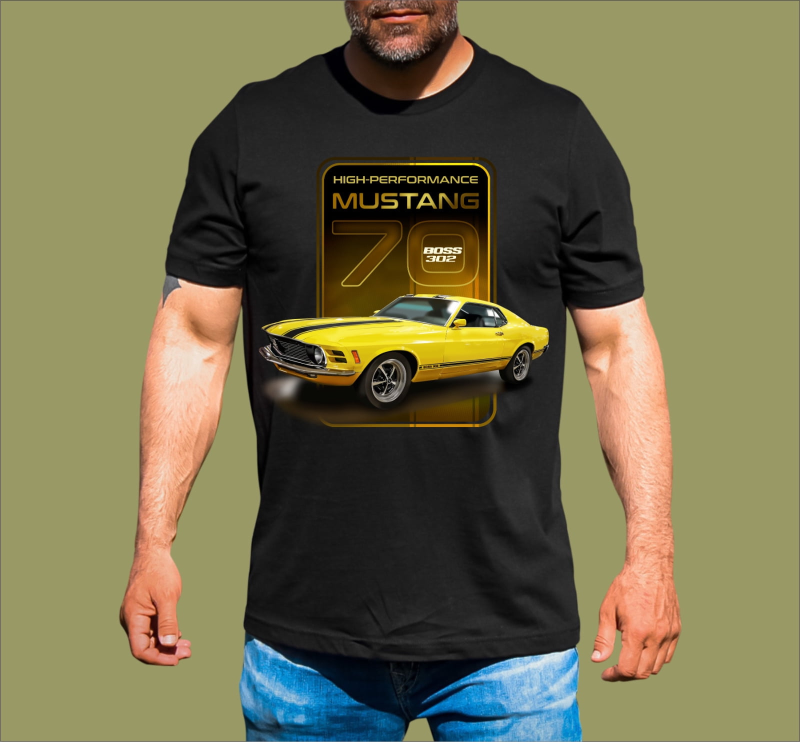 BOSS 302 MUSTANG T-SHIRT - Walmart.com