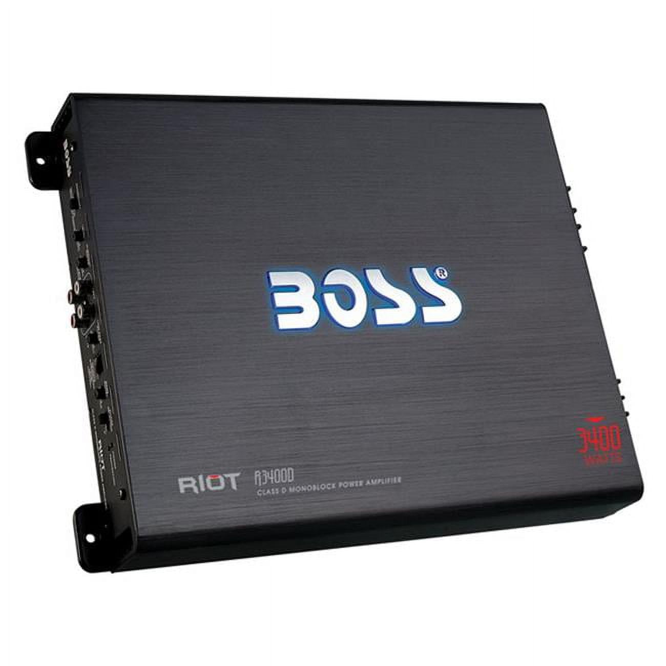 BOSS AUDIO SYSTEMS RIOT 3400 Watts Monoblock Class D Power Amplifier ...