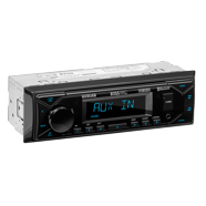 Dual XRM47BT Single-DIN In-Dash Mechless AM/FM Receiver with Bluetooth ...