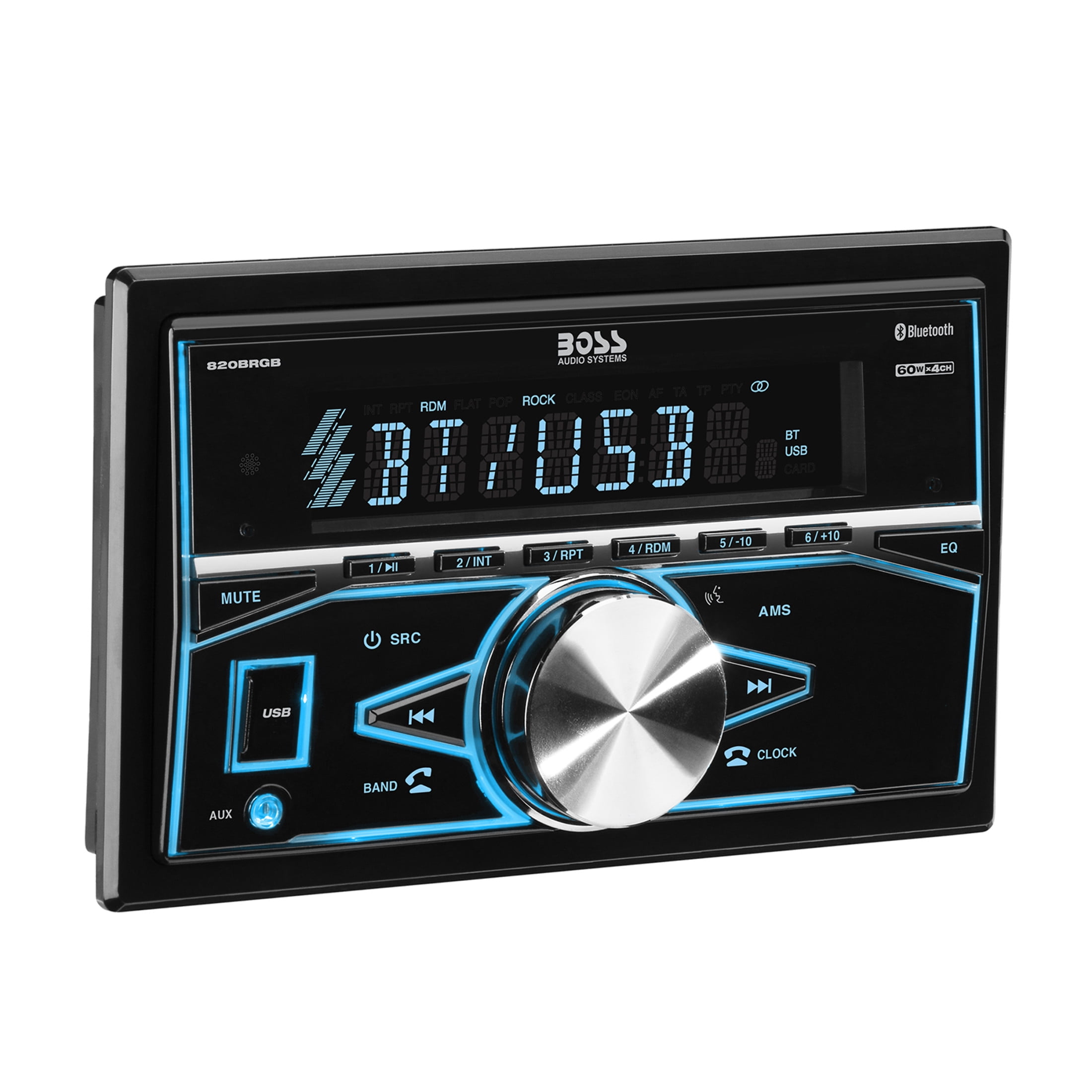 BOSS Audio Systems 820BRGB Vehicle Car Stereo - Bluetooth, No-Cd Music Player, Head Unit, Multi ...