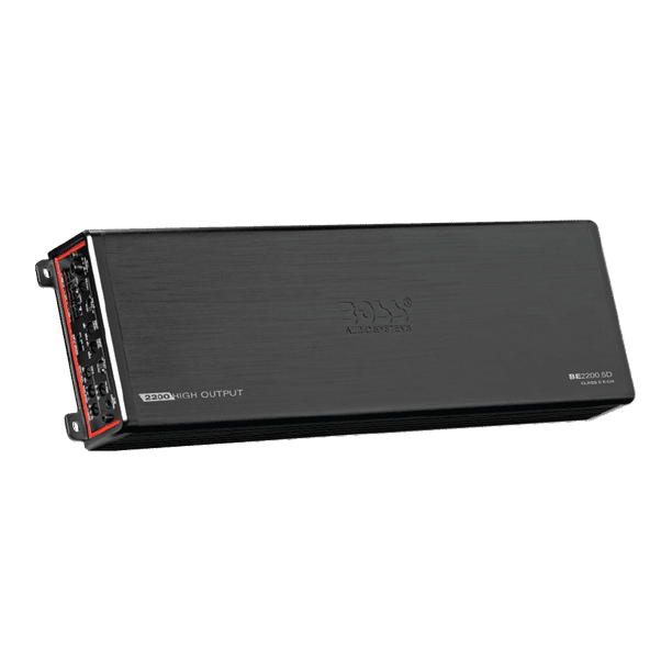 Boss Audio BE2200.5D 5-Channel 2200W Max 2 to 8-Ohm Full Range Class-D ...