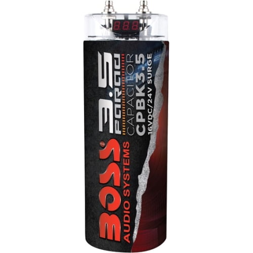 Free Shipping! Boss CPBK3.5 Digital 3.5 Farad Car Voltage Capacitor ...