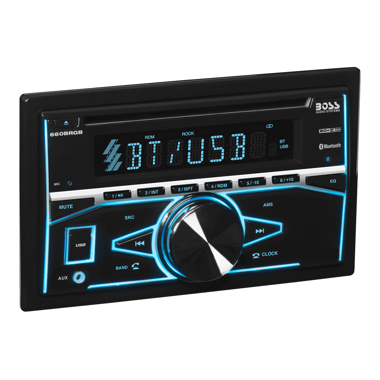 BOSS Audio Systems Elite 660BRGB Car Stereo, Bluetooth, CD, USB, Multi ...