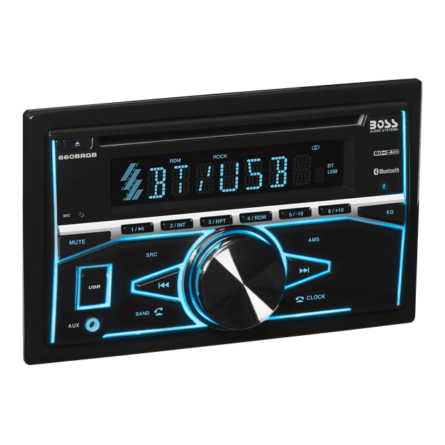 BOSS Audio Systems Elite 660BRGB Car Stereo, Bluetooth, CD, USB, Multi ...