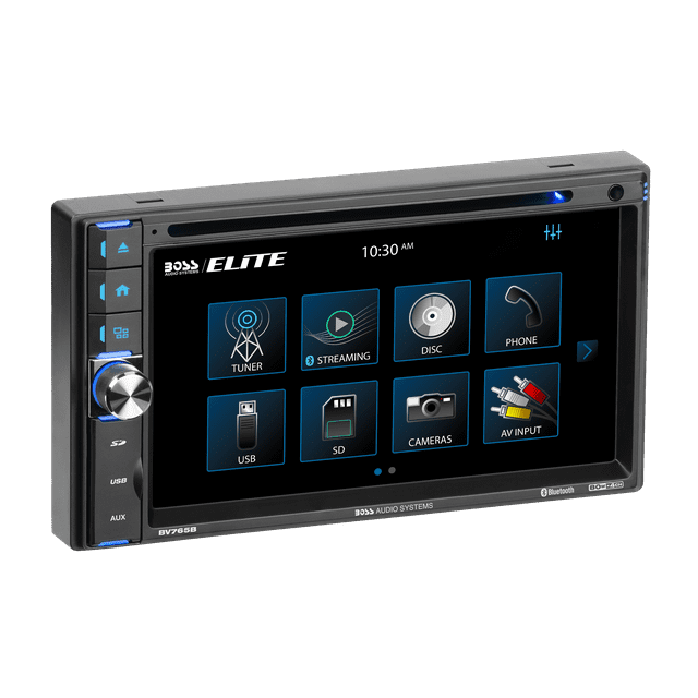 BOSS Audio Systems Elite BV765B 2 Din Bluetooth Touchscreen Car Stereo ...
