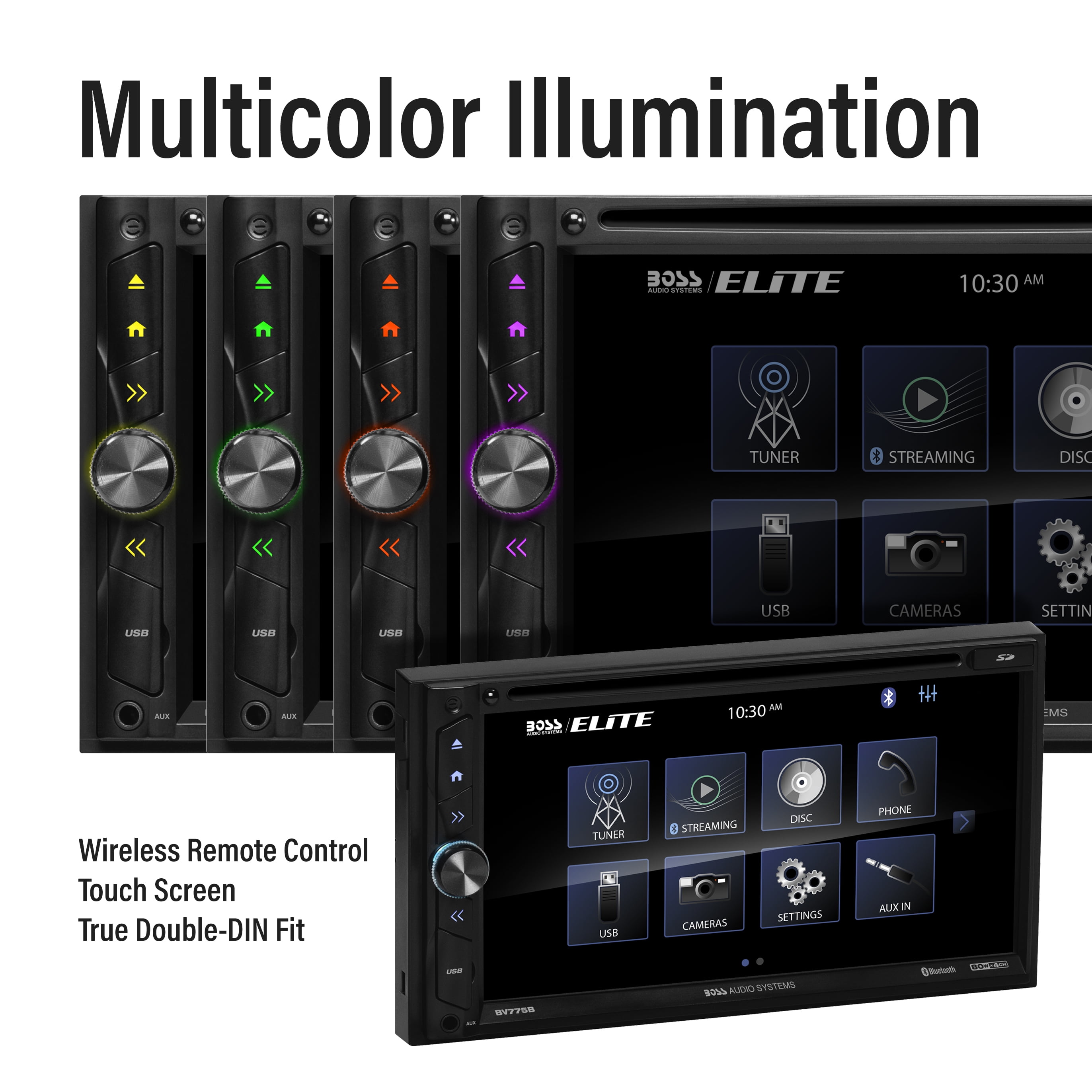 BOSS Audio Systems Elite BV775B Car In-Dash Unit, 695 Inch Touchscreen ...