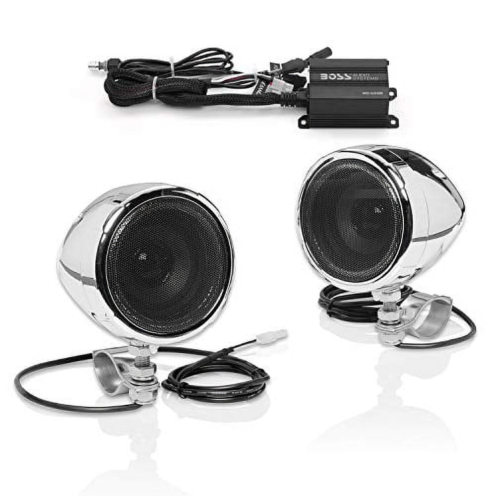 BOSS Audio Systems MC420B Motorcycle Speaker System - Class D Compact ...