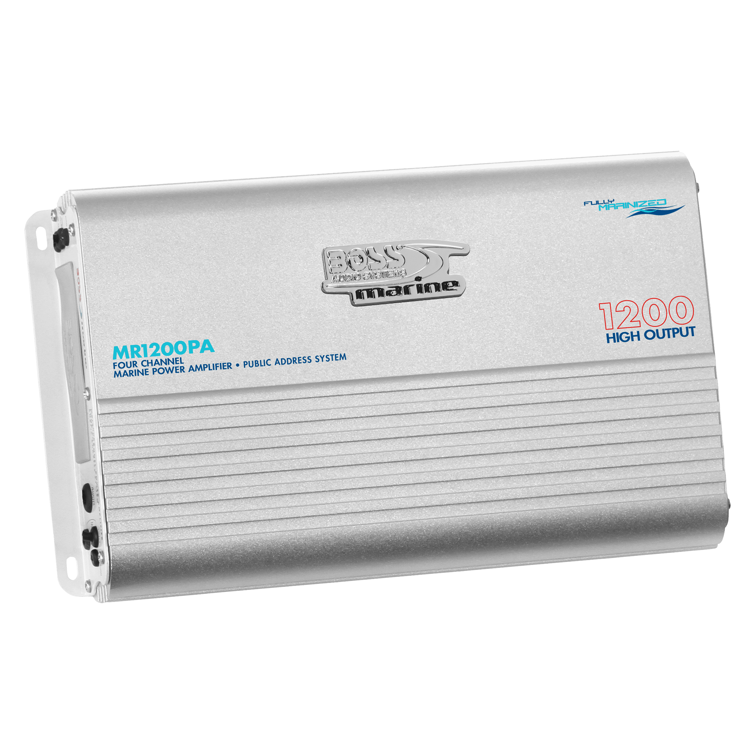 BOSS Audio Systems MR1200PA Marine Audio Amplifier – Public Address ...