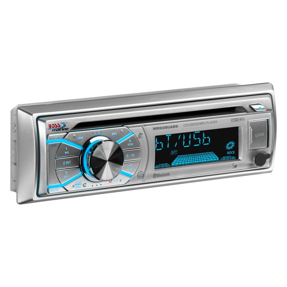 Boss Audio Systems MR508UABS Single DIN Weatherproof Bluetooth ...