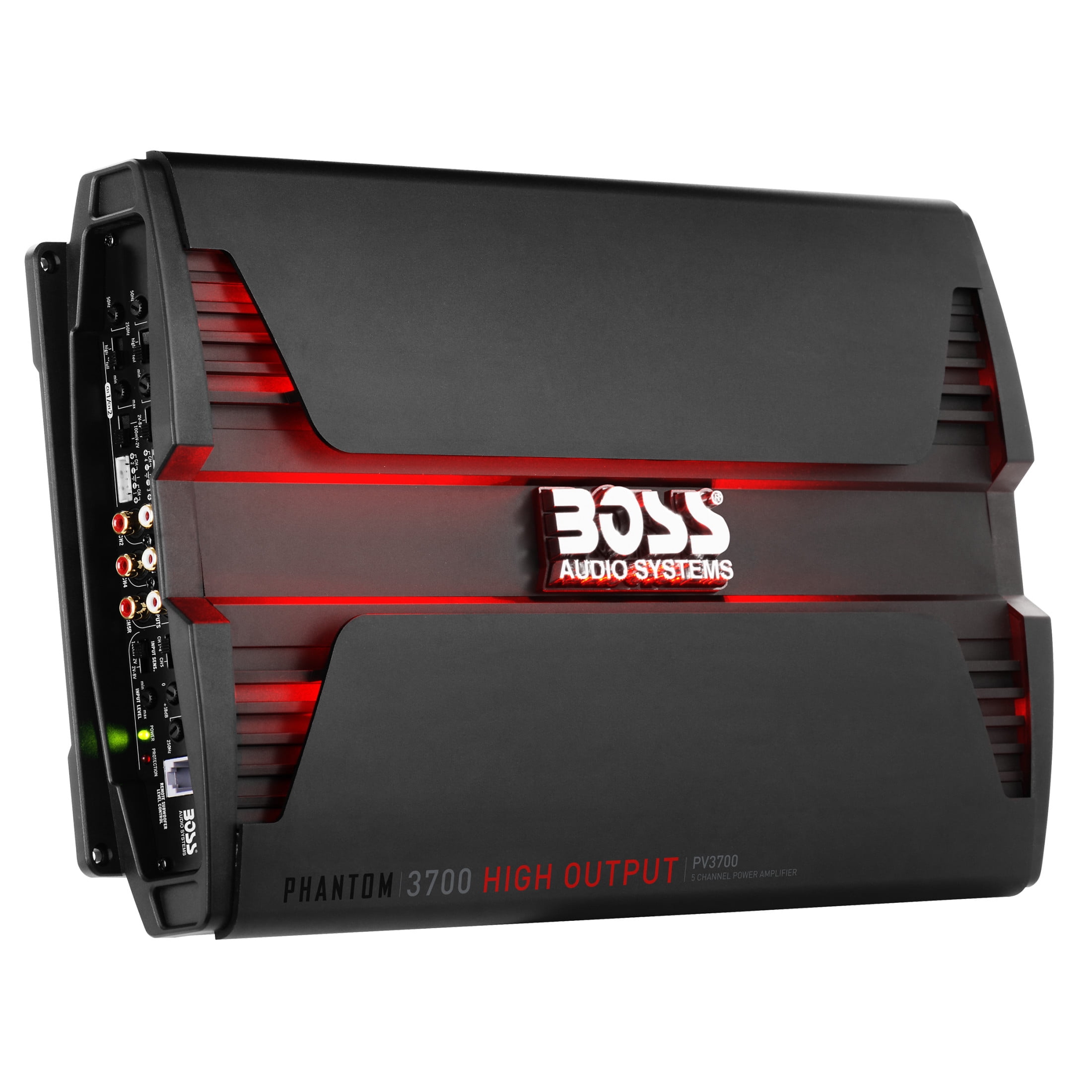 BOSS Audio PV3700 Phantom Series 5 Channel Car Amplifier - 3700W, 2/4 ...