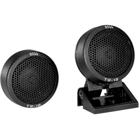 Lanzar 1" Titanium Dome Neodymium Flush, Surface or Angle Mount Tweeter ...