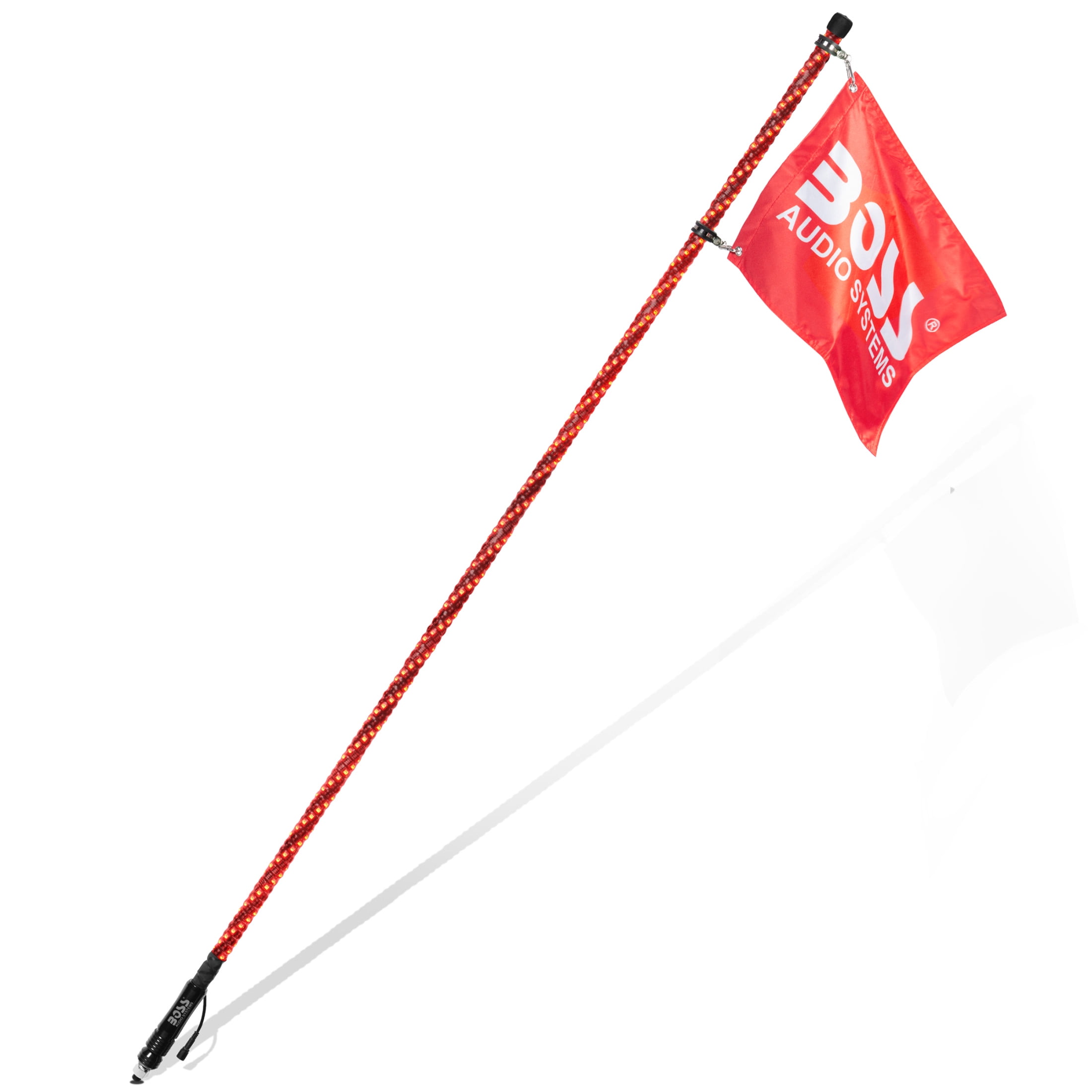 BOSS Audio Systems WP6 ATV Whip Antenna - 72 inch, 360 Degree LED RGB ...