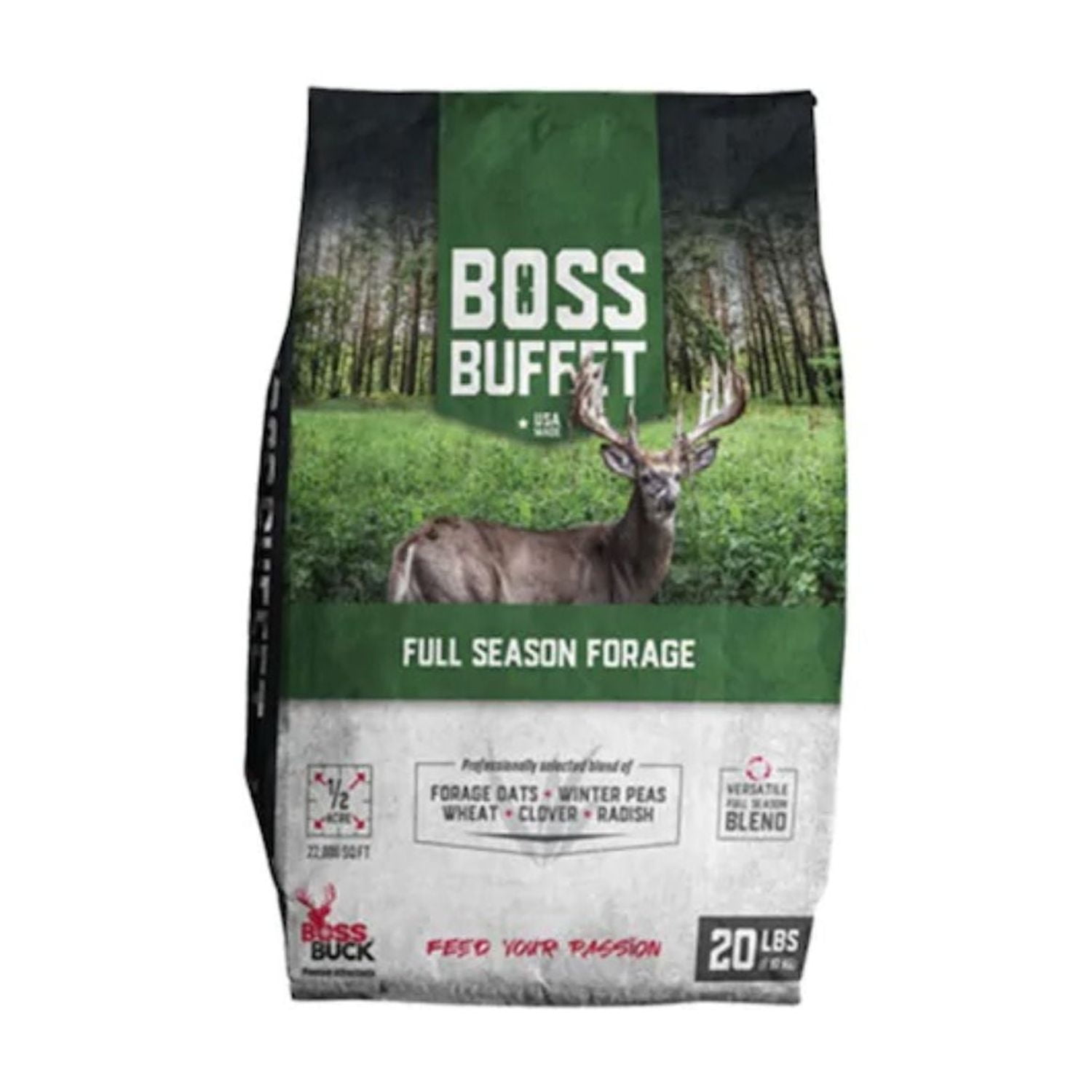 BOSS BUFFET FULL SEASON FORAGE - 20 LB BAG - Walmart Business Supplies