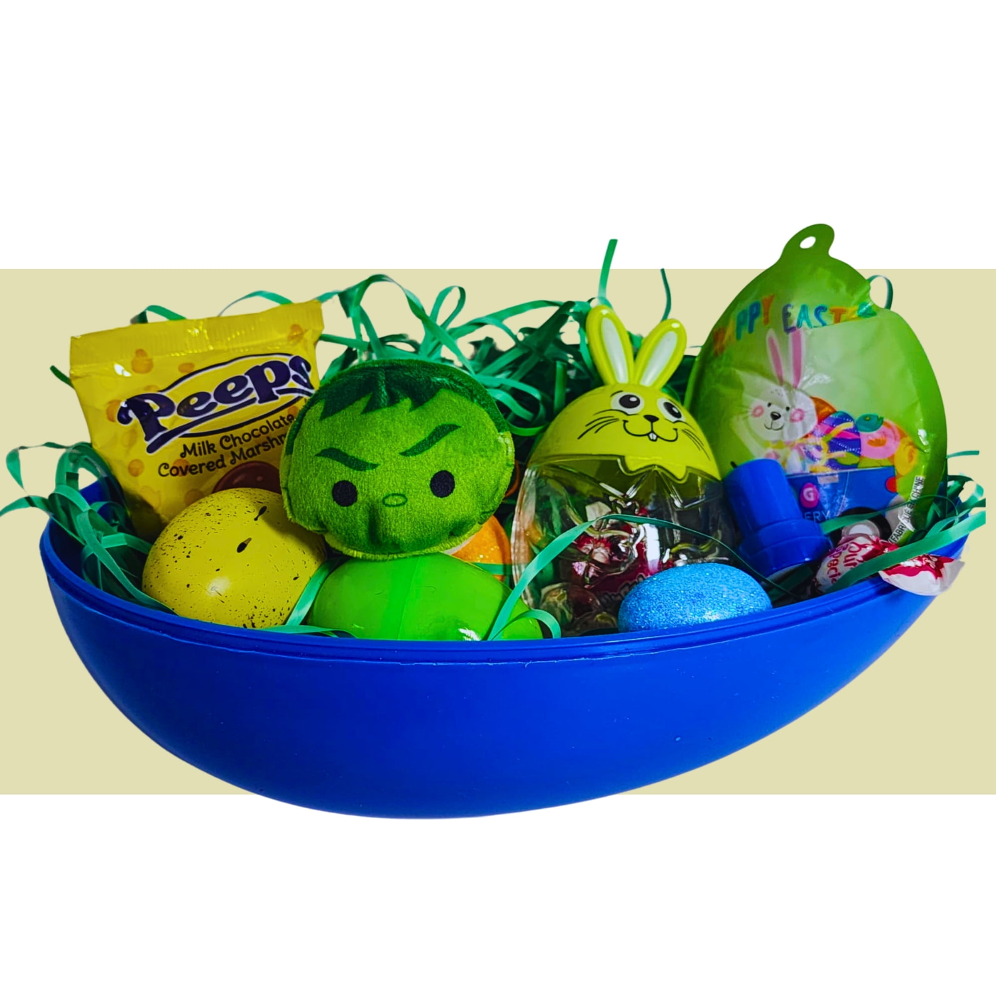 BOSS CLASS Easter Jumbo Egg Basket, Hulk Plushie, Pre-Filled - Walmart.com