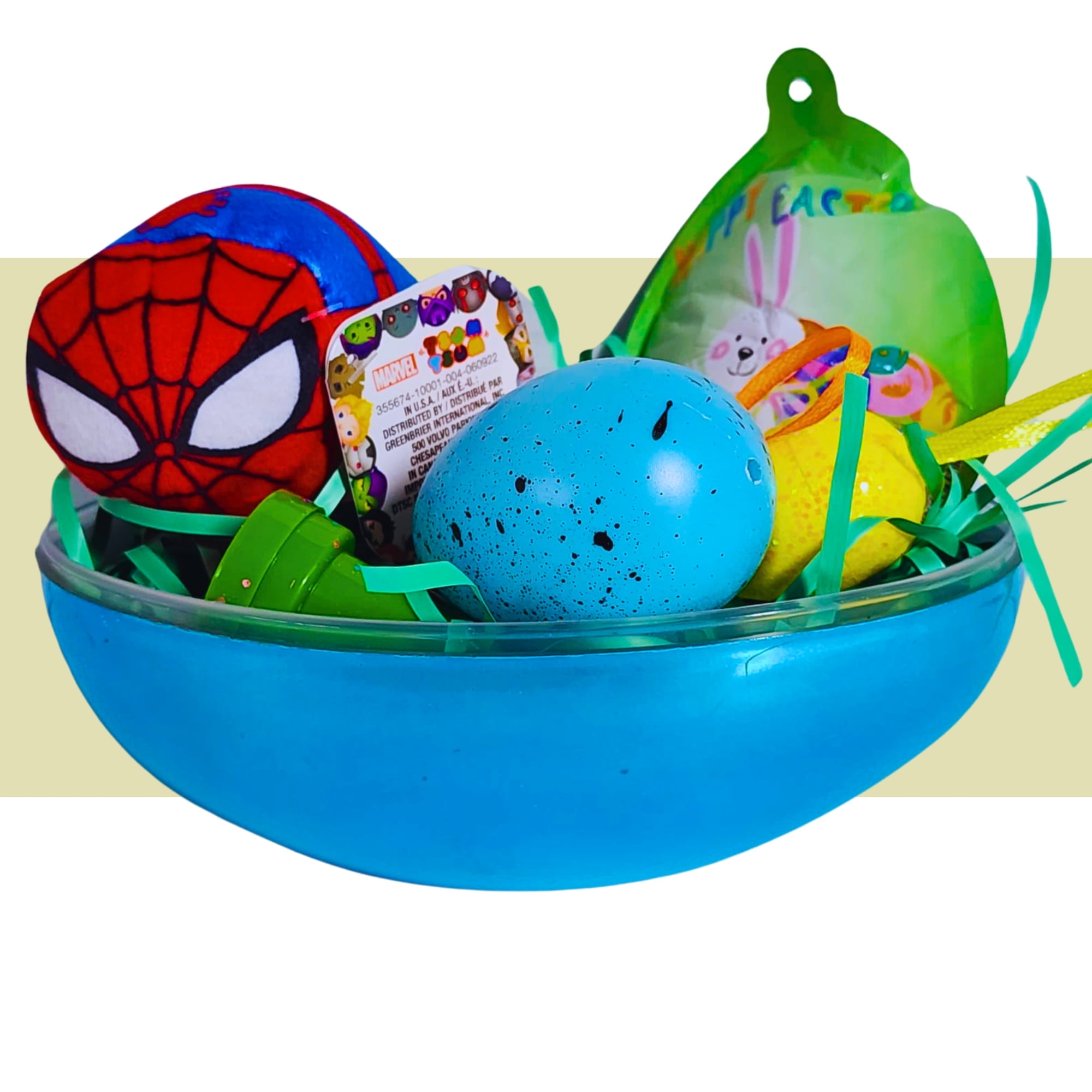 Spiderman Themed Pre-Filled Easter Gift Basket with Plush Toy, Candies ...