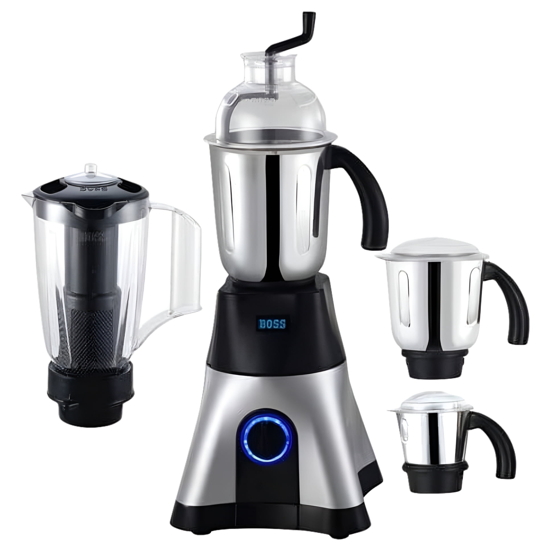 BOSS Heavy Duty Handy 750W Cyclone Mixer Machine With 4 Stainless Steel ...