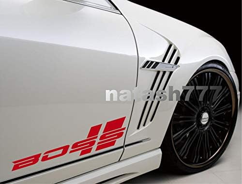 BOSS Decal Sticker Sport car Racing Stripe Emblem Logo Turbo auto ...