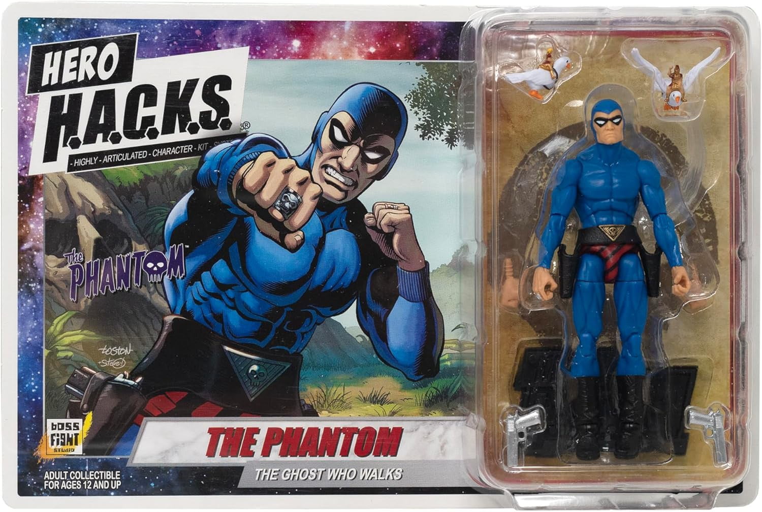 Hero H.A.C.K.S. The Phantom The Phantom Action Figure (Blue Variant ...