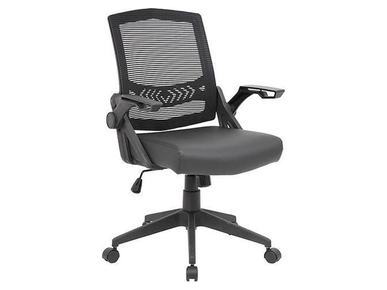 BOSS Office Products B6223BK Black Flip Arm Mesh Task Chair - Walmart.com