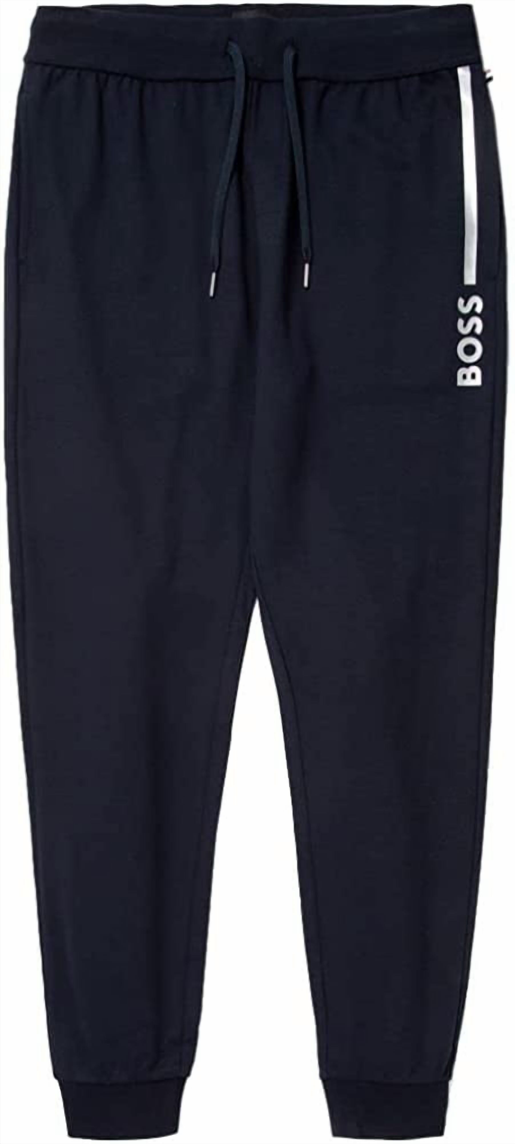 BOSS mens Lined Logo Cuff Sweatpants, Admiral Blue - Walmart.com