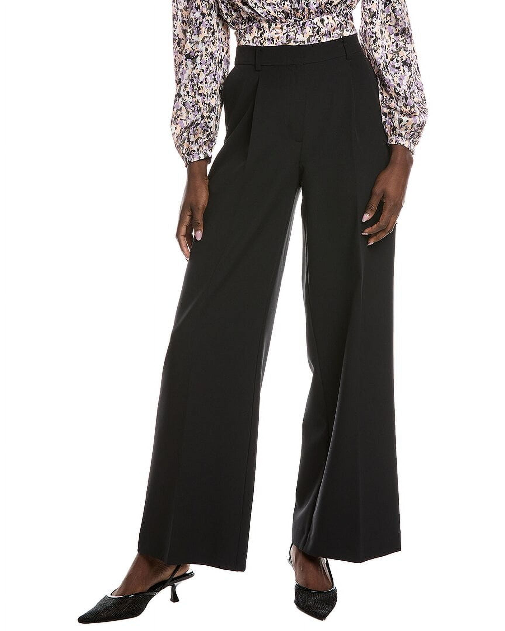 BOSS womens Hugo Tiwi Trouser, 12, Black - Walmart.com