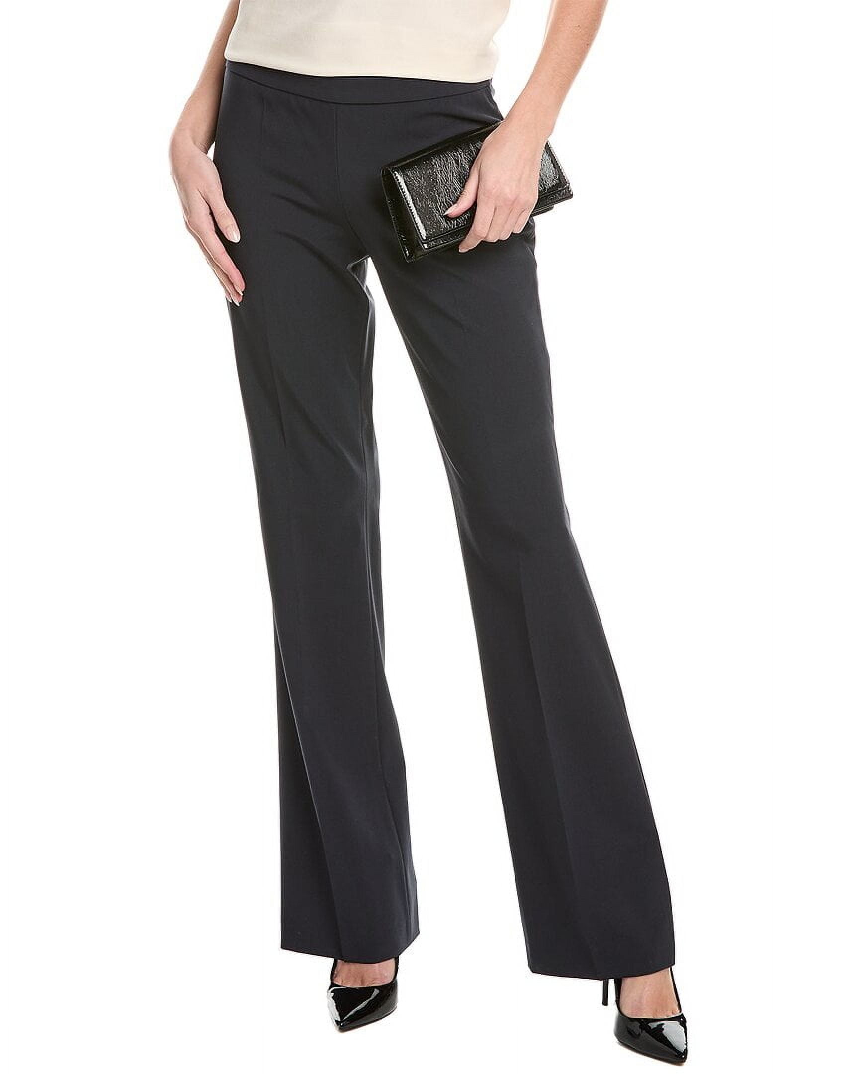 BOSS womens Hugo Tulea Wool-Blend Pant, 10, Blue - Walmart.com